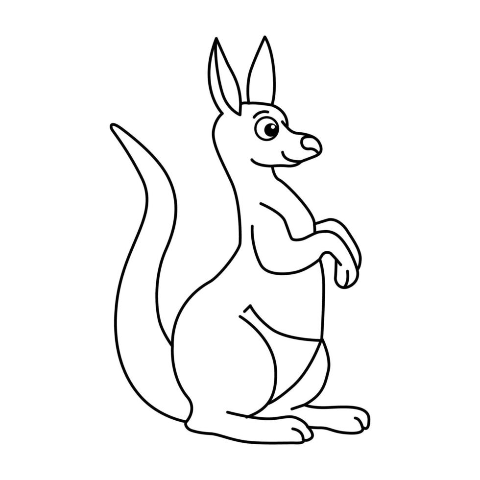 Kangaroo Cartoon Vector Illustration 21893835 Vector Art At Vecteezy