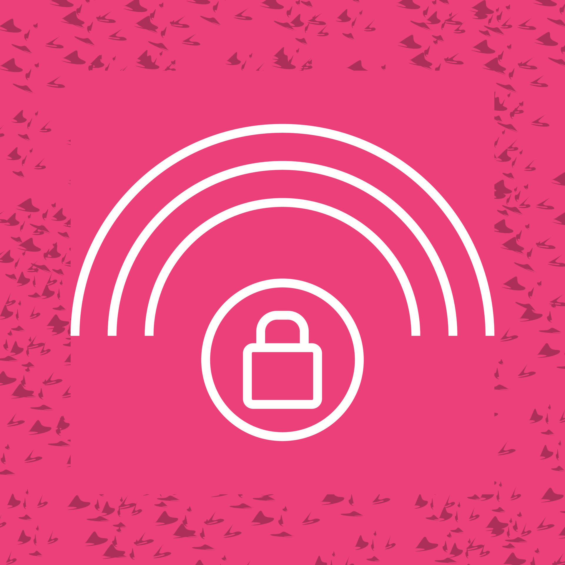 Protected Wifi Vector Icon 21898732 Vector Art At Vecteezy