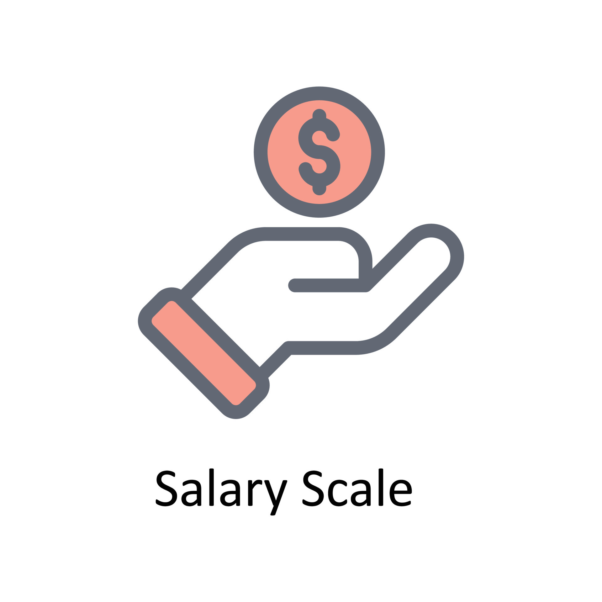Salary Scale Vector Fill outline Icons. Simple stock illustration stock ... Salary Scale Vector Fill outline Icons. Simple stock illustration stock ...