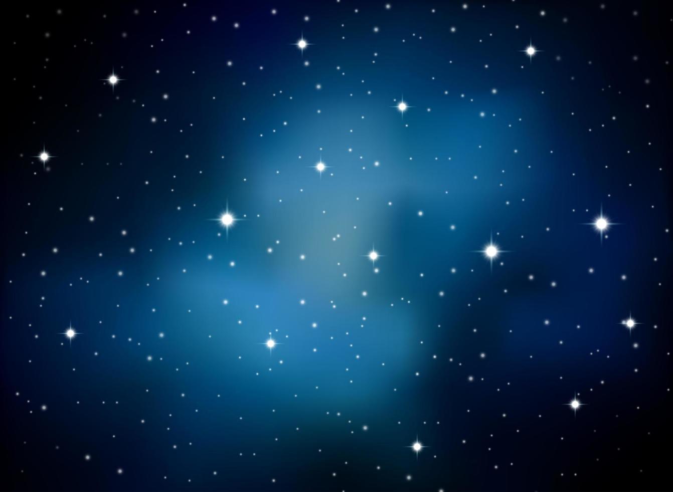 Space Milky Way Background, Vector Illustration 21901374 Vector Art at ...