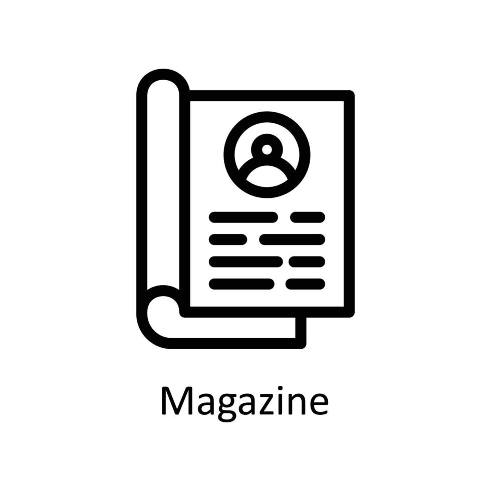 Magazine Vector outline Icons. Simple stock illustration stock 21903869 ... Magazine Vector outline Icons. Simple stock illustration stock 21903869 ...