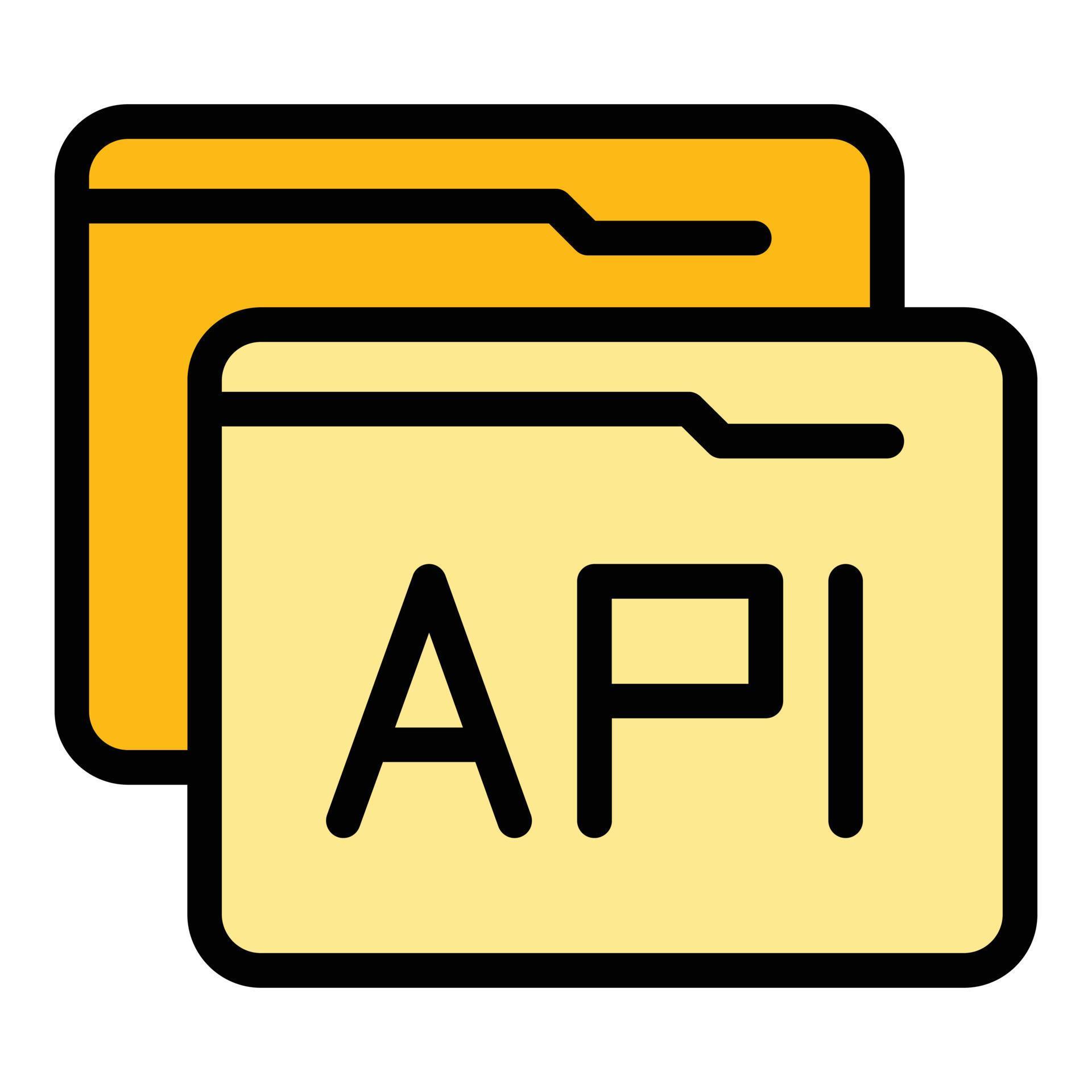 Api folder icon vector flat 21904176 Vector Art at Vecteezy