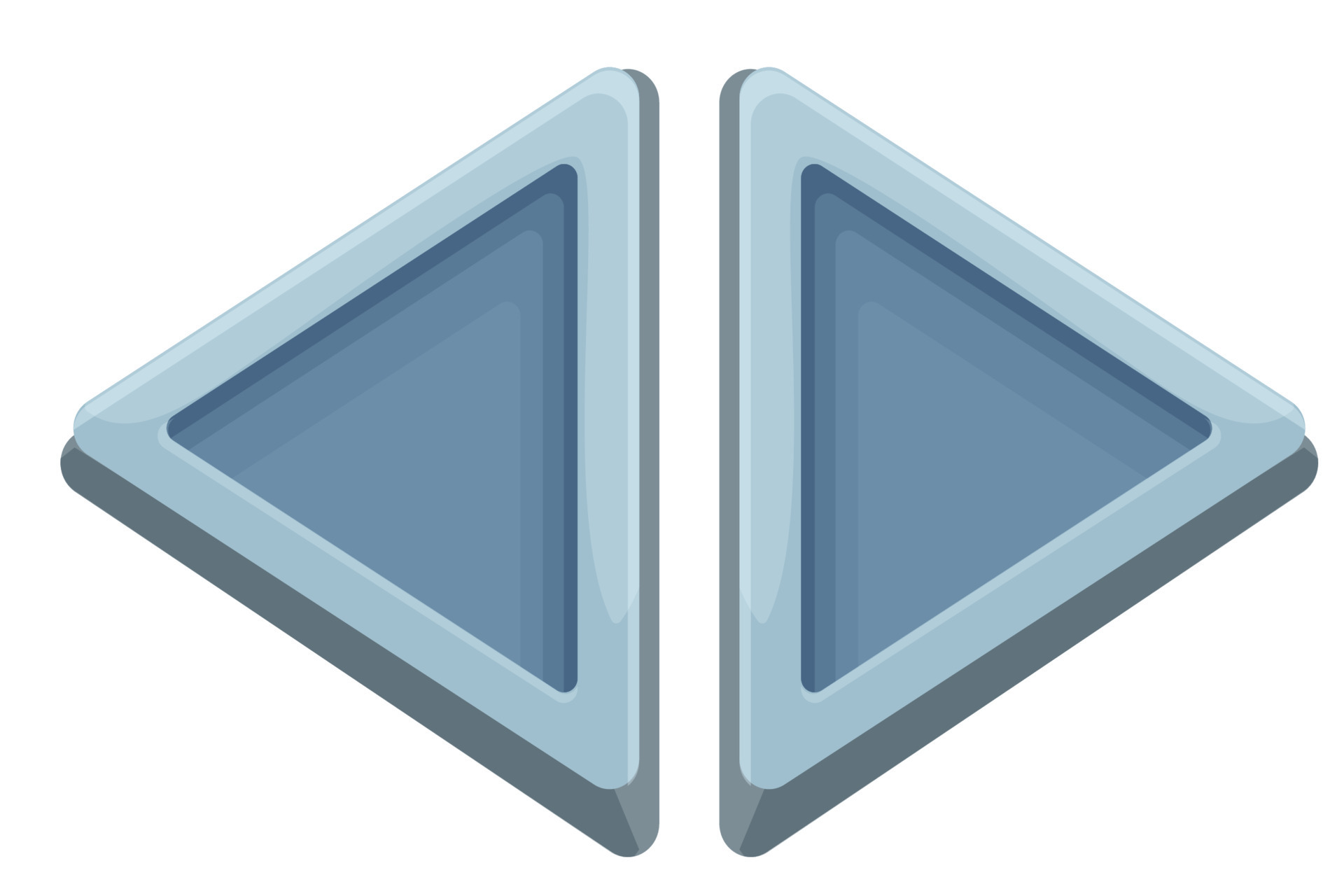 Stone Buttons Menu Selection Pointers Setting Interface Elements Comic Cartoon Style Isolated