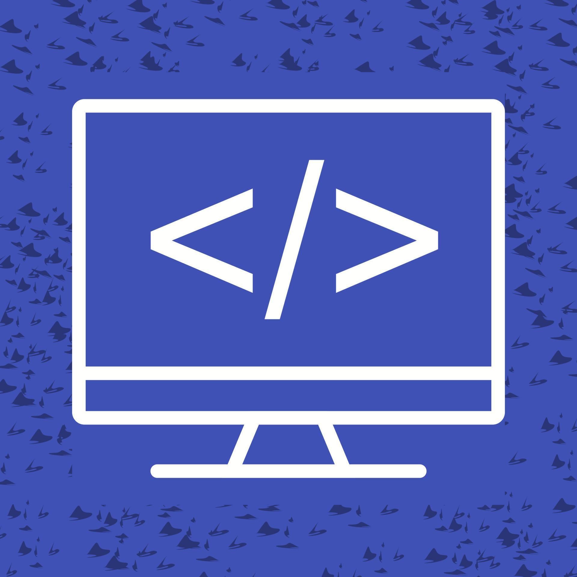 Coding on screen Vector Icon 21908042 Vector Art at Vecteezy