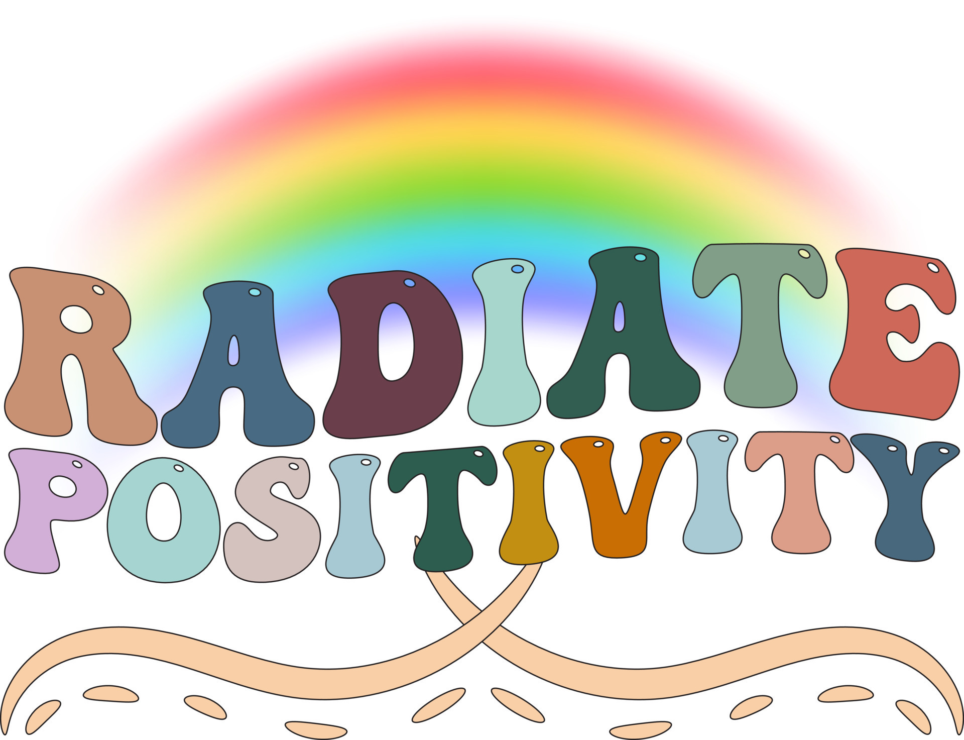 Radiate Positivity Vector Art, Icons, and Graphics for Free Download