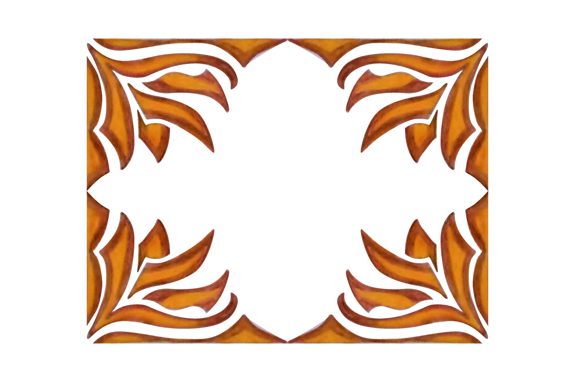 Fire Ornament Border Design 21909873 PNG