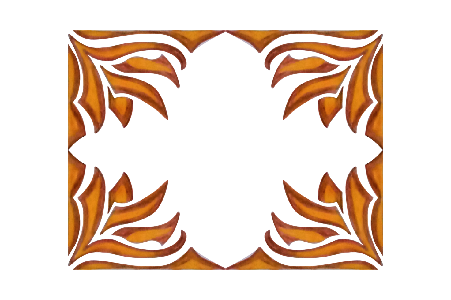 Fire Ornament Border Design 21909873 PNG