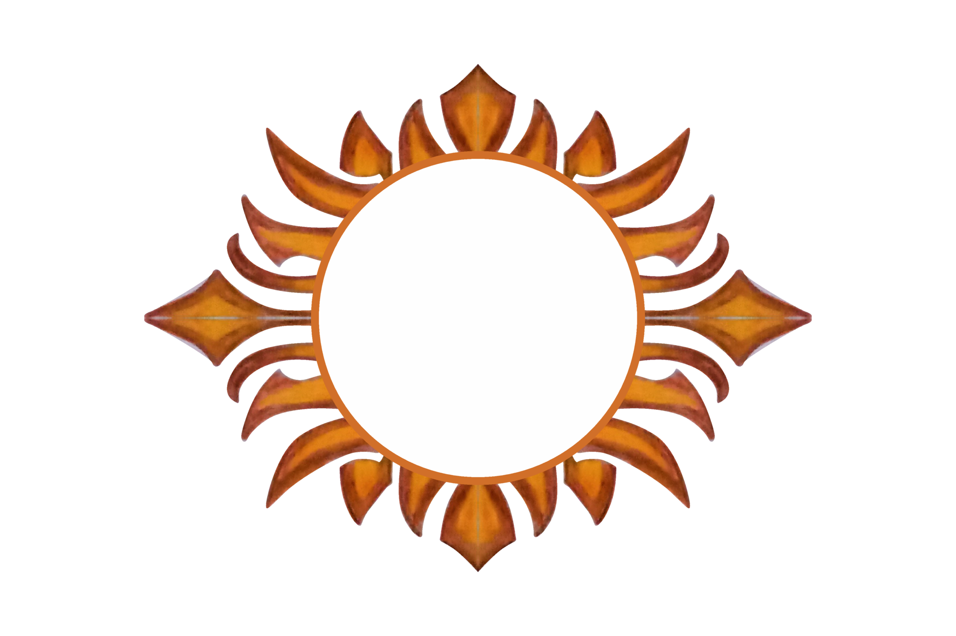 Fire Ornament Border Design 21910222 PNG