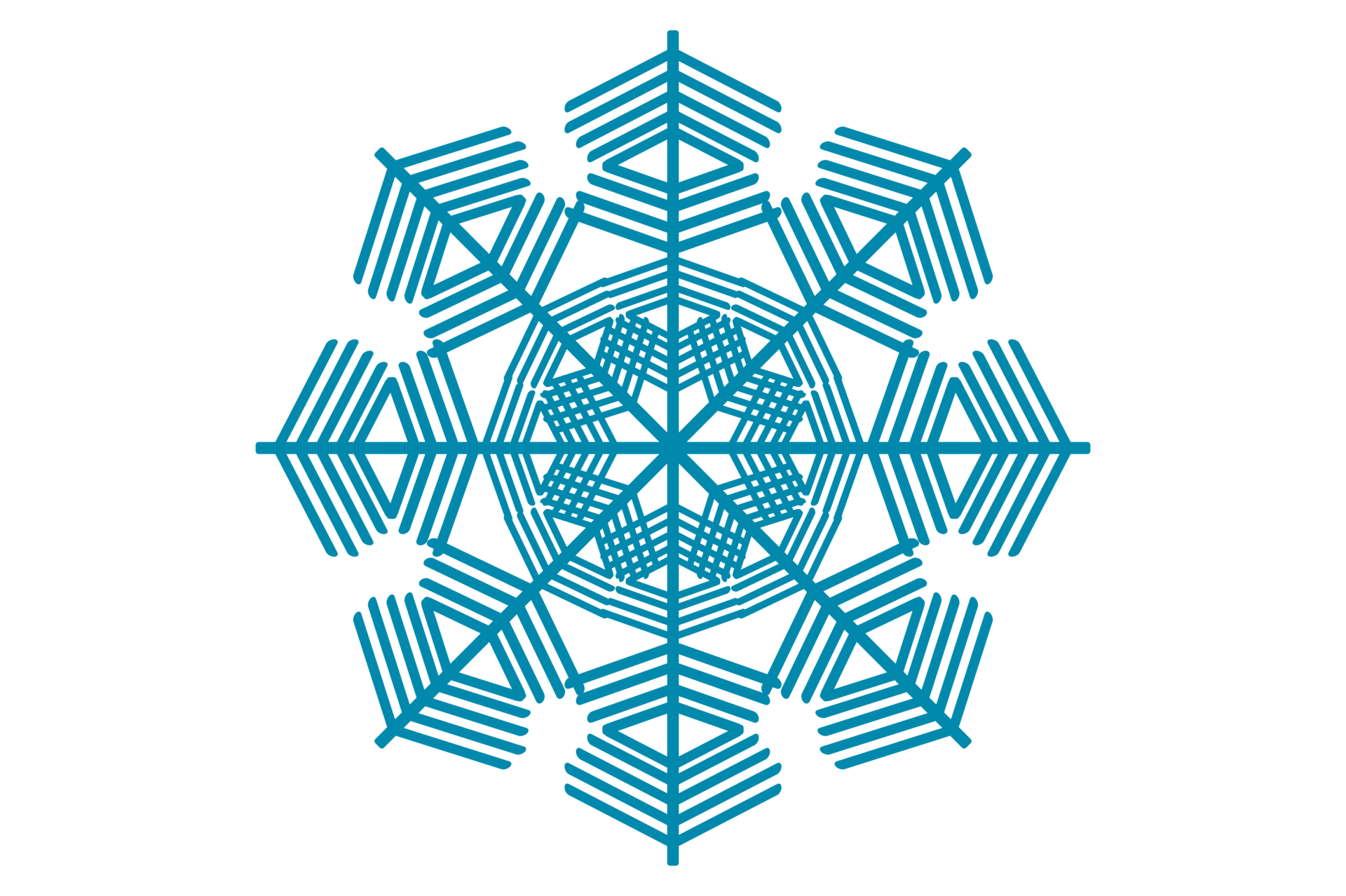 Winter - Snowflake Art 21910546 PNG