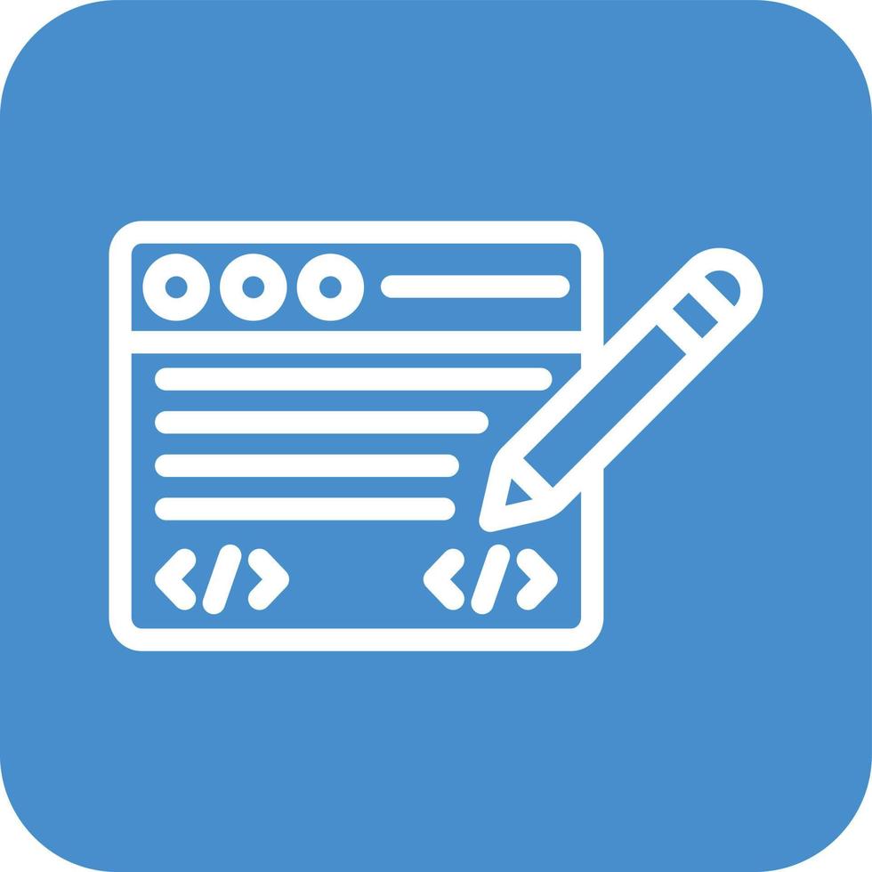 Edit Code Vector Icon Design Illustration 21913031 Vector Art At Vecteezy