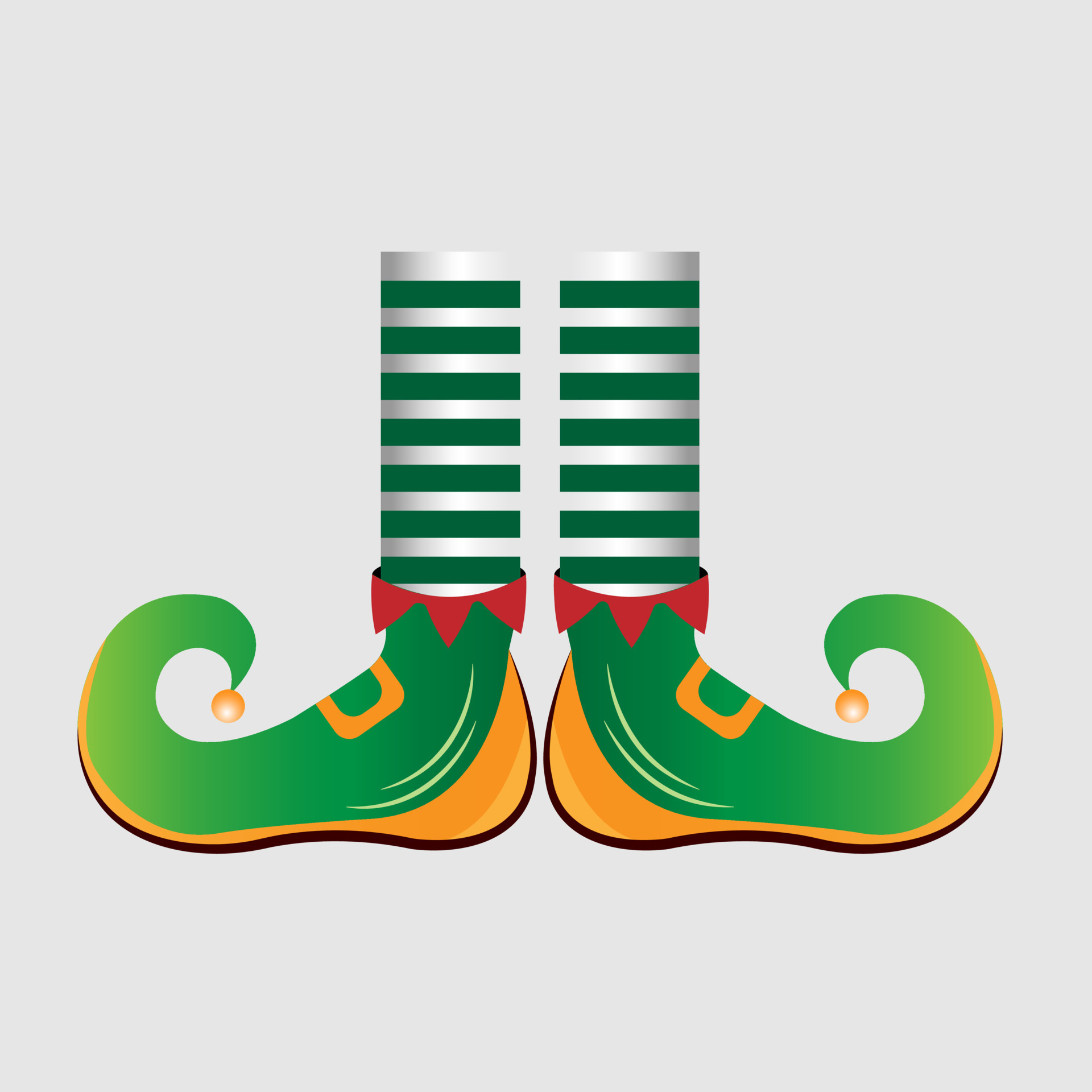 Christmas Cartoon Elfs Legs 21913776 Vector Art At Vecteezy