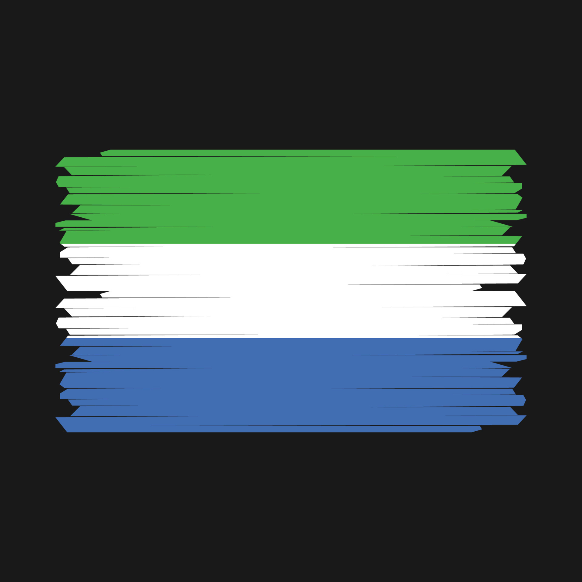 Sierra Leone Flag Brush Vector 21916279 Vector Art at Vecteezy