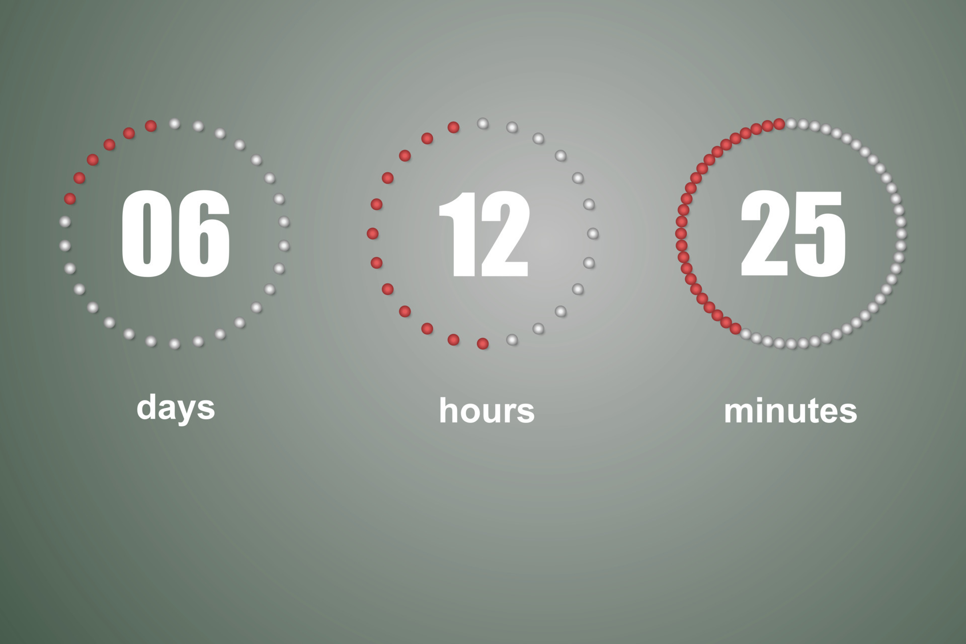 Countdown vector template digital clock 21916856 Vector Art at Vecteezy