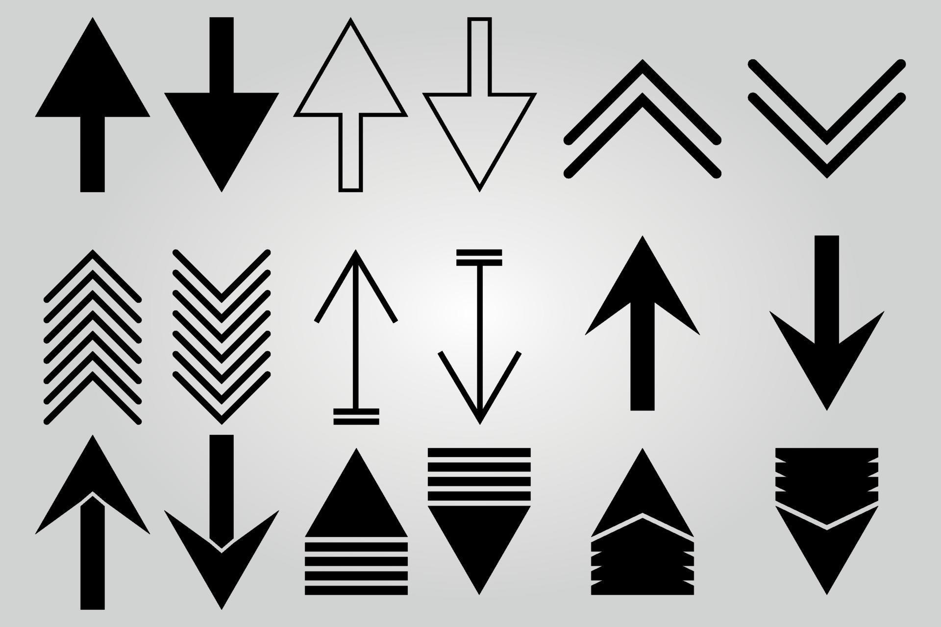 Arrows set. Arrow icon collection. Set different arrows or web design ... Arrows set. Arrow icon collection. Set different arrows or web design ...