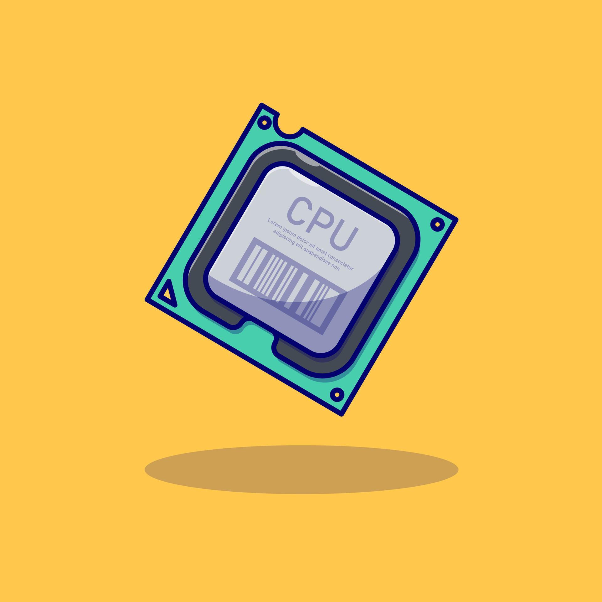 Realistic Computer Cpu Vector Illustration Design 21919091 Vector Art At Vecteezy
