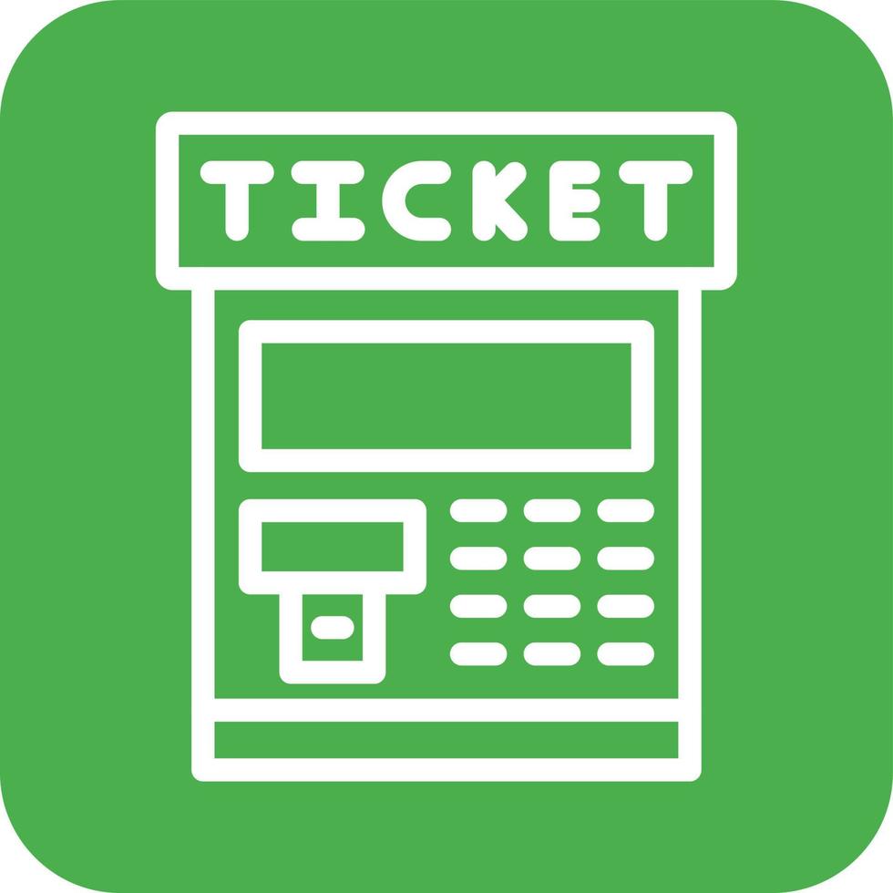 Ticket machine Vector Icon Design Illustration 21920515 Vector Art at ...