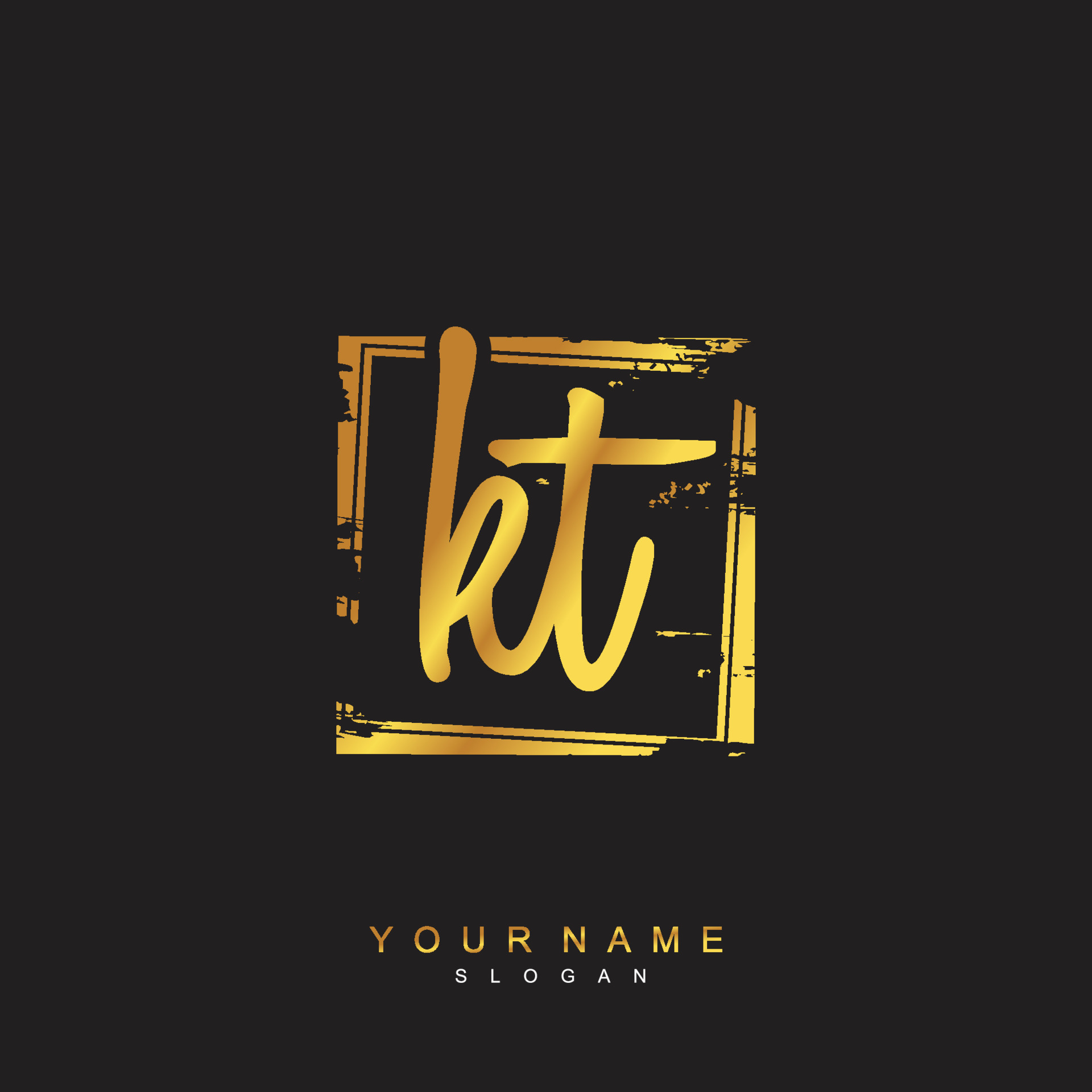 Initial KT Monogram with Grunge Template Design 21925937 Vector Art at ... Initial KT Monogram with Grunge Template Design 21925937 Vector Art at ...