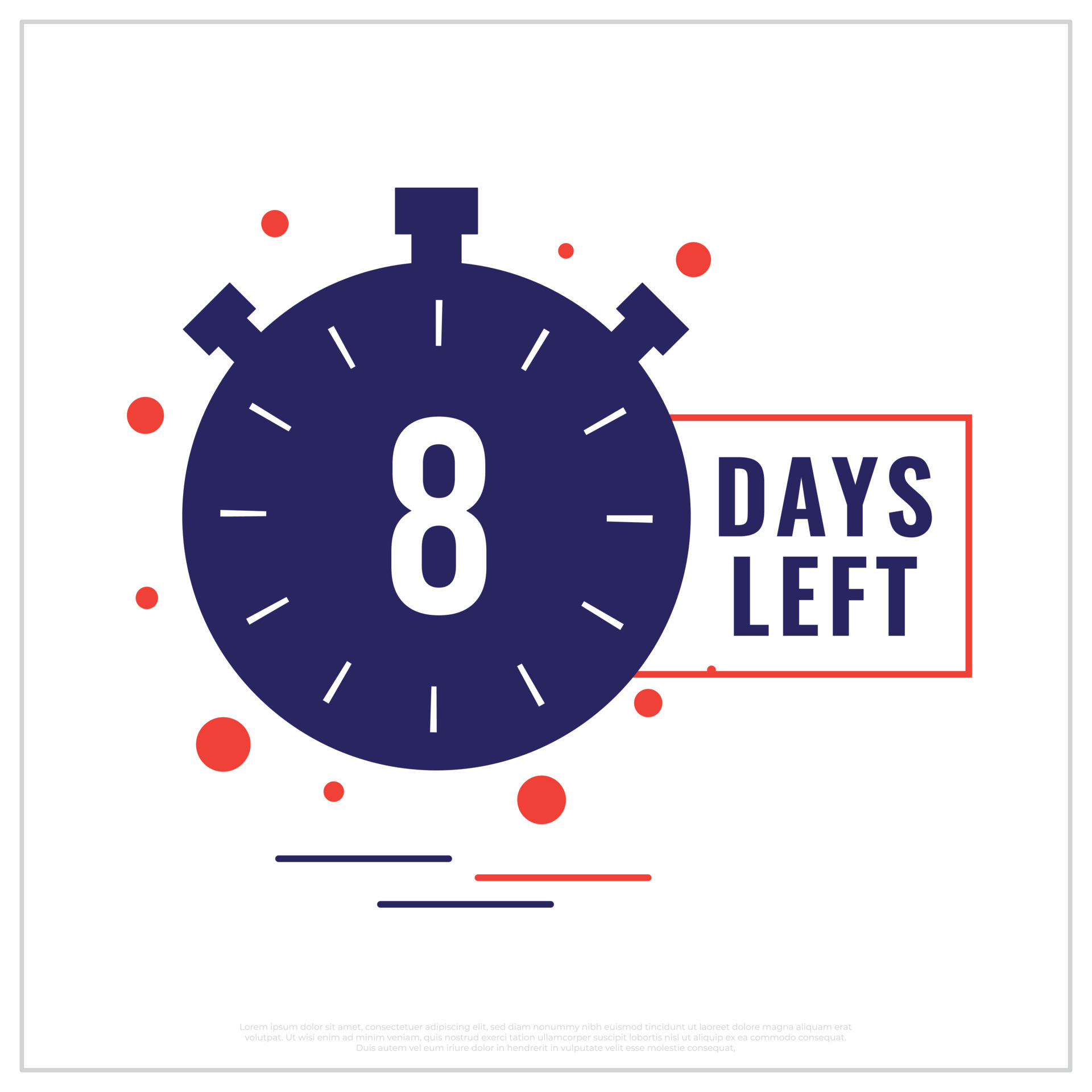 8 days left, 8 days left clock design, 8, days, services, season offer ... 8 days left, 8 days left clock design, 8, days, services, season offer ...