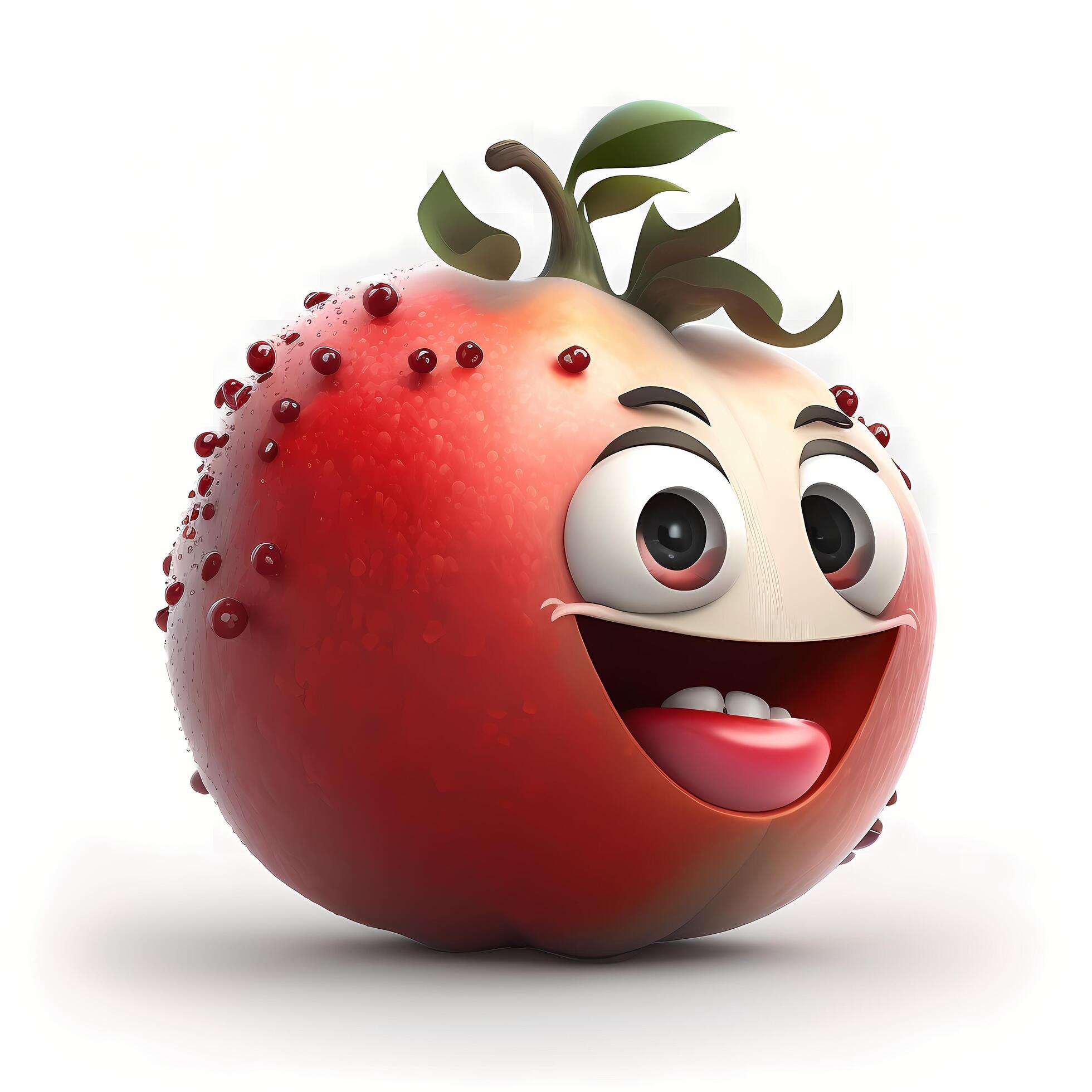 fruit happy character cute 21938080 Stock Photo at Vecteezy
