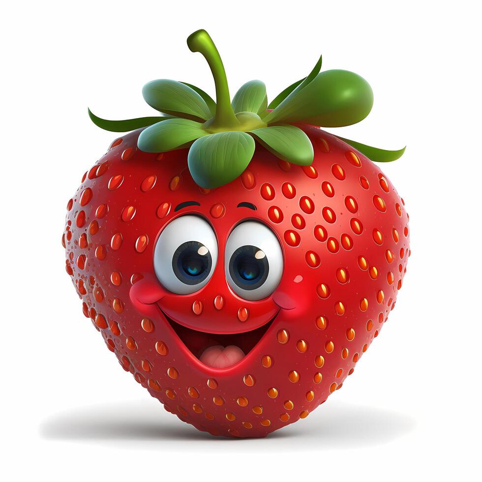 fruit happy character cute 21938163 Stock Photo at Vecteezy