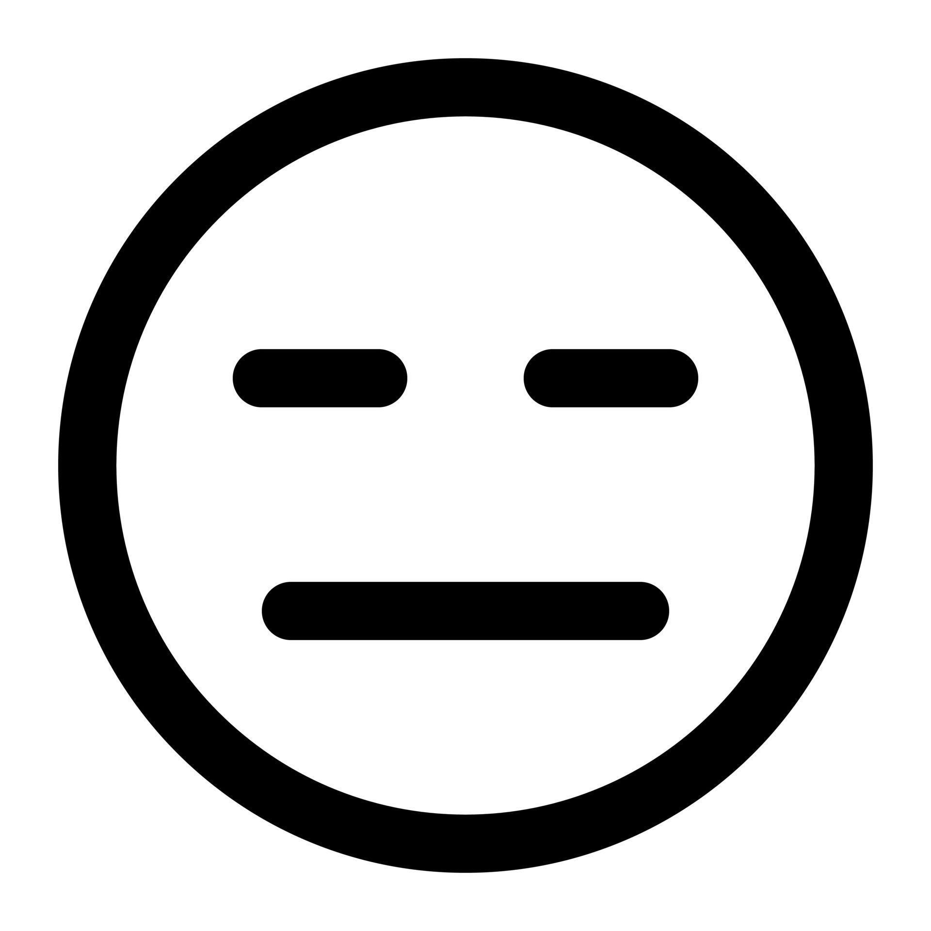 flat face facial expression outline icon of emoticon 21941535 Vector Art at Vecteezy
