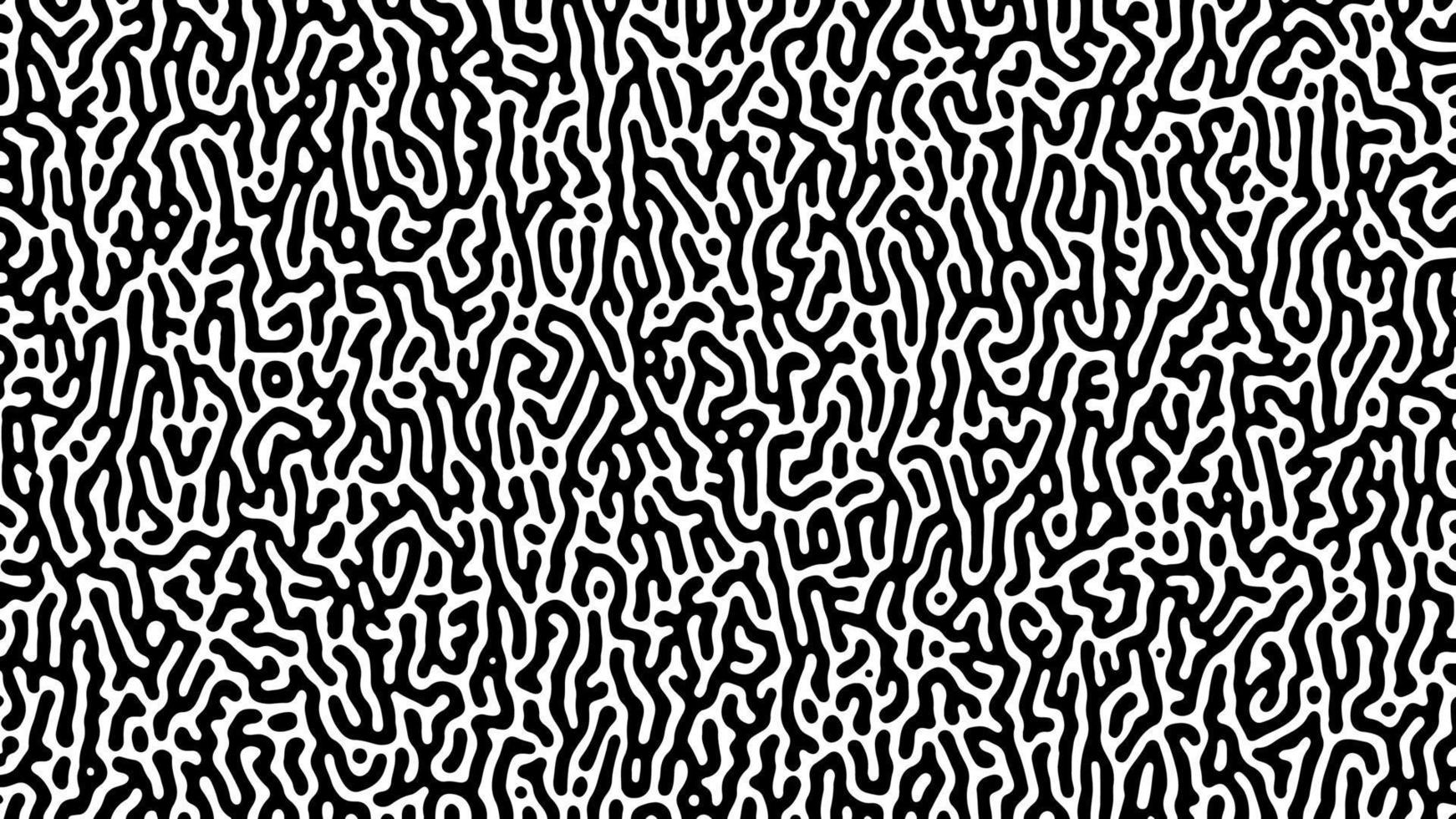 Monochrome Turing Reaction Background Abstract Diffusion Pattern With