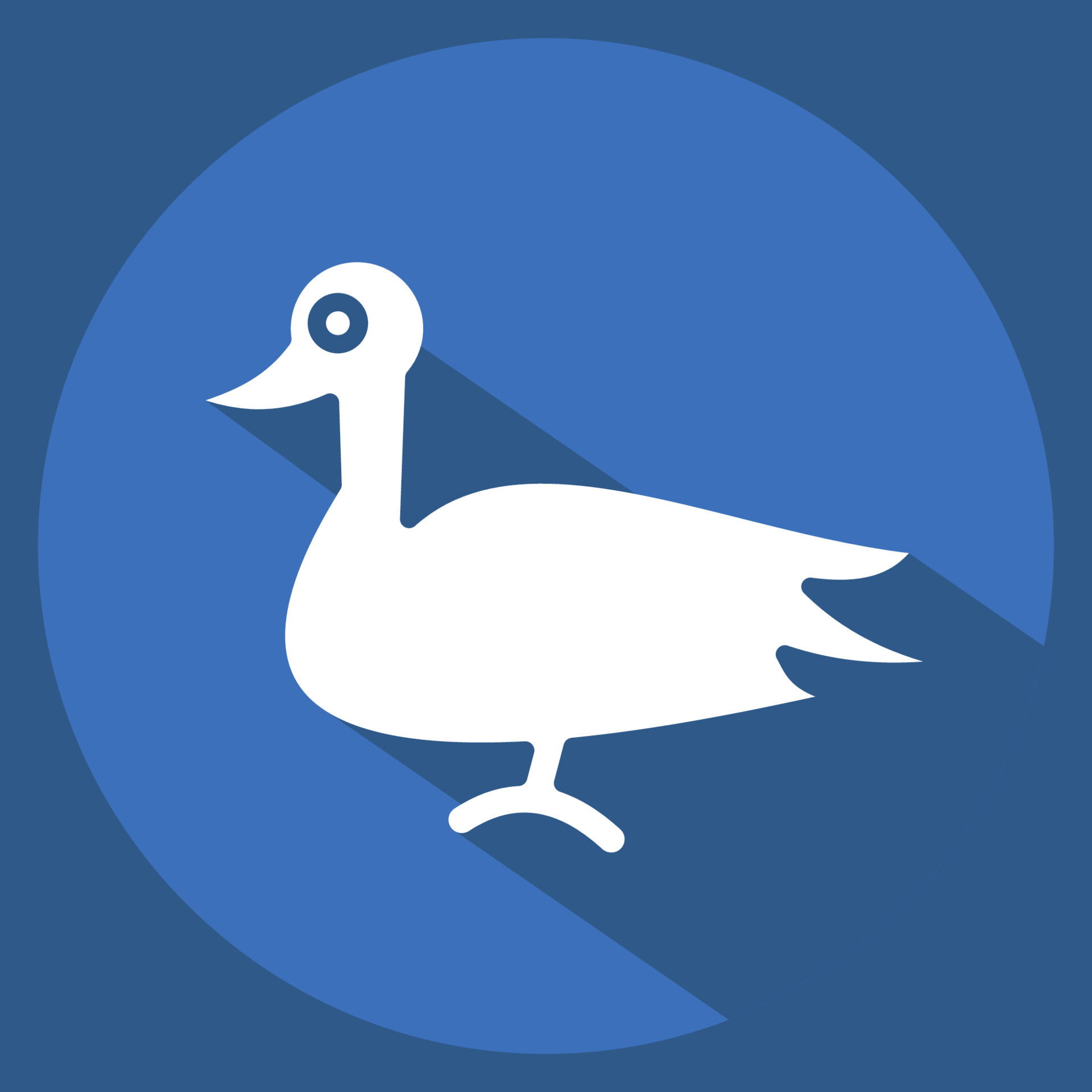 Icon Duck. related to Domestic Animals symbol. simple design editable ...