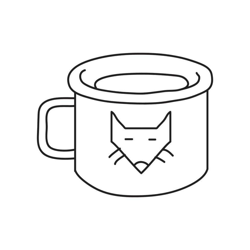 Vector Stock Illustration With Single Object Interior Element Hand Drawn Doodle Style