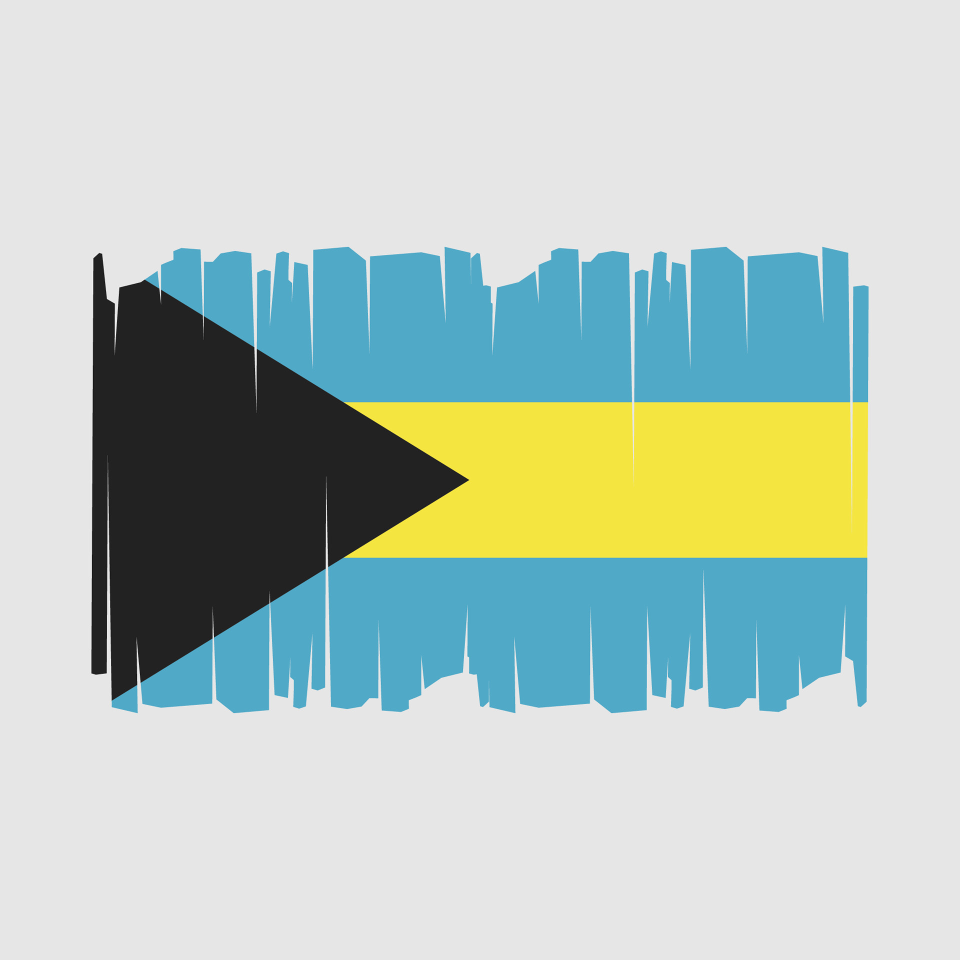 Bahamas Flag Vector Illustration 21944008 Vector Art at Vecteezy