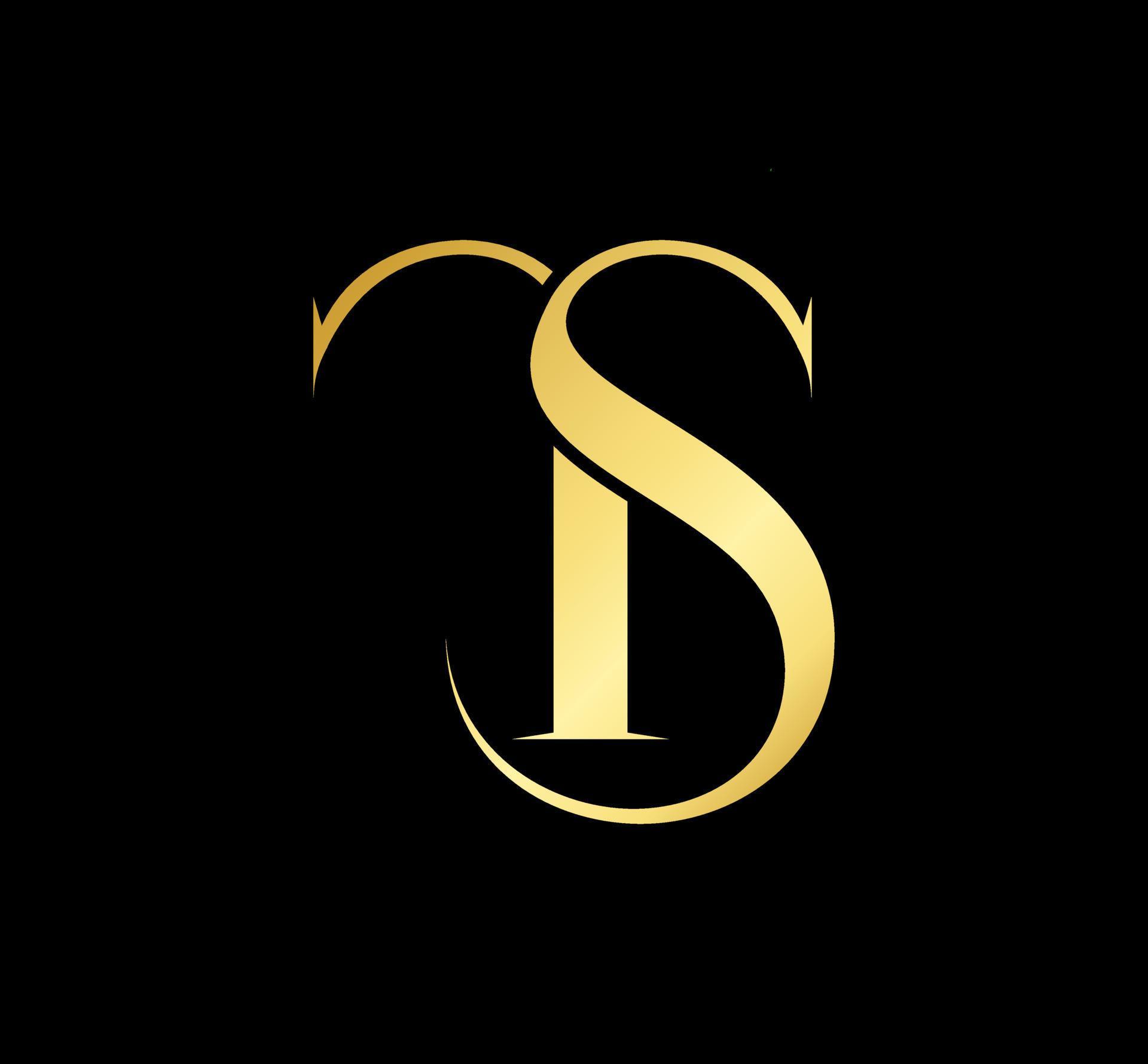 letter ts golden alphabet logo. Ts luxury branding logo. Initial 2 letter Logo Modern Simple ...