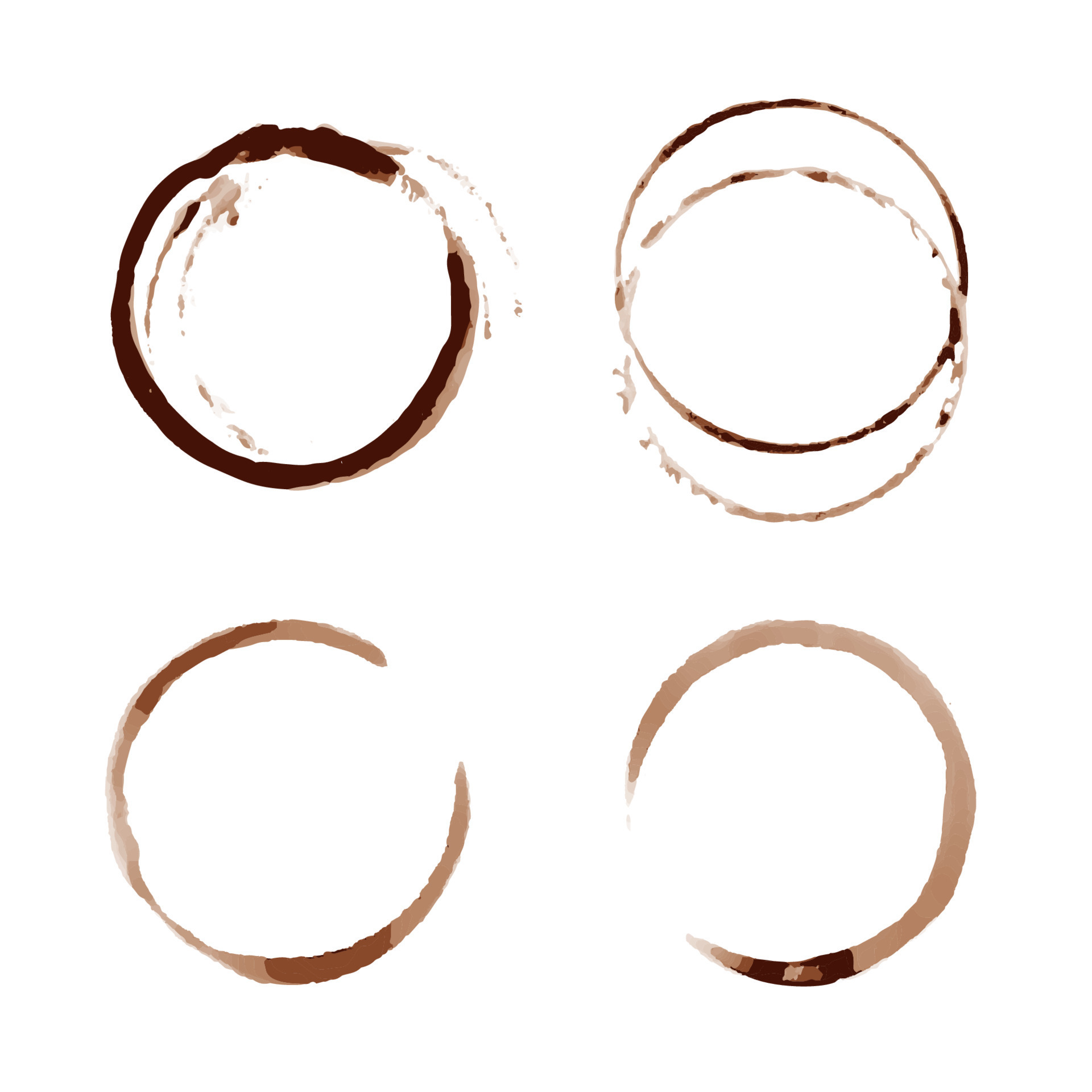 Coffee Ring Vector