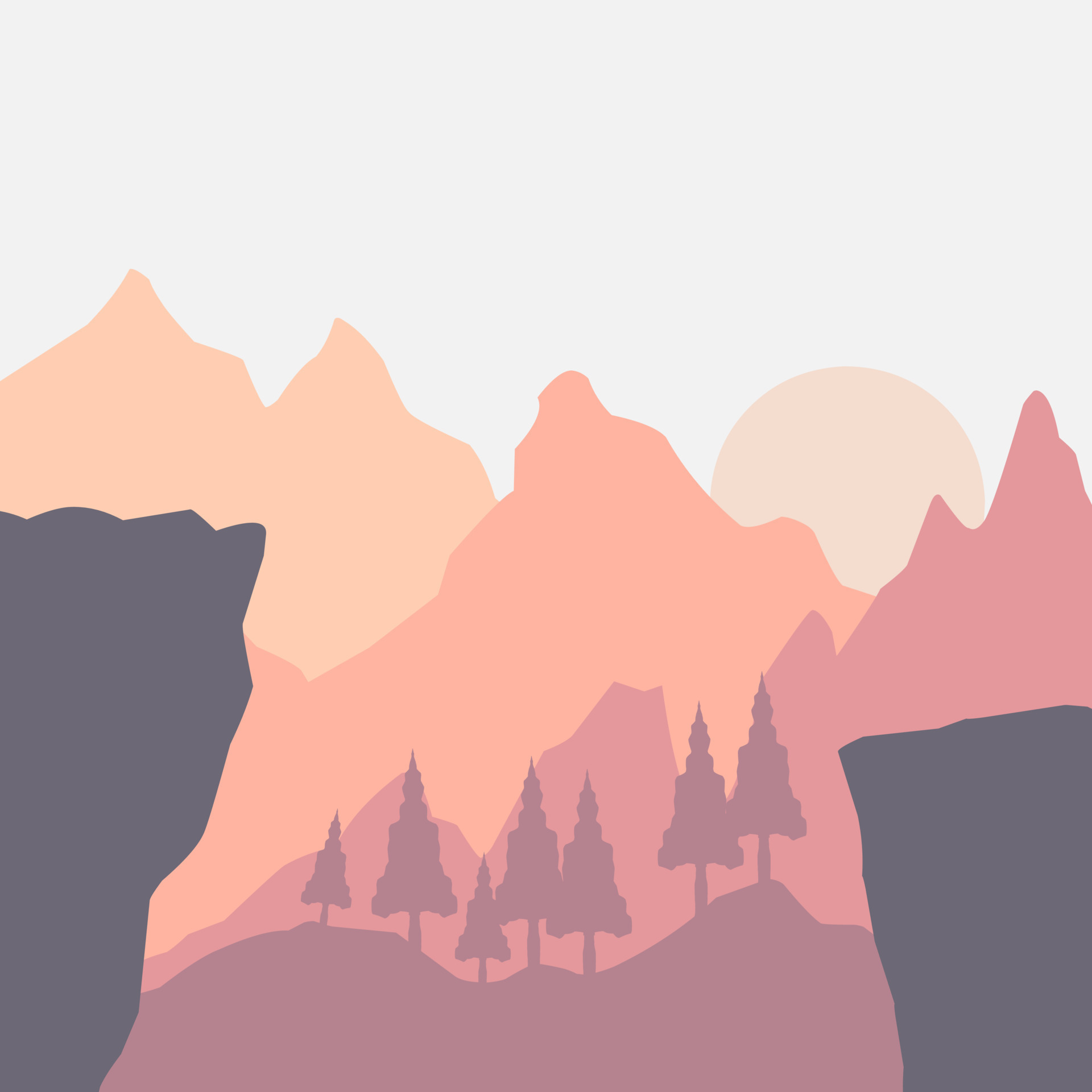 landscape illustration design 21946721 Vector Art at Vecteezy