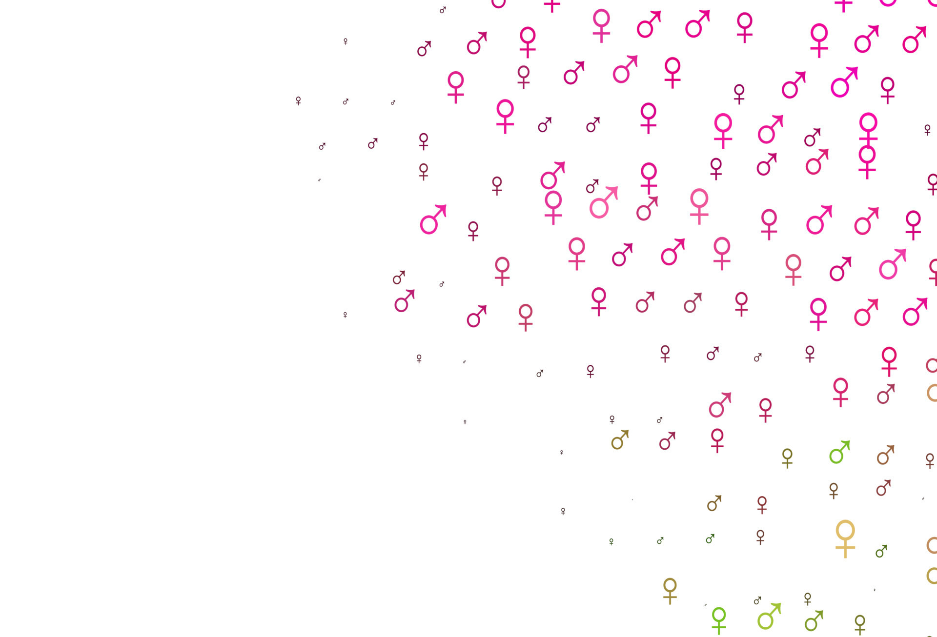 Light Pink Green Vector Pattern With Gender Elements 21949237 Vector Art At Vecteezy