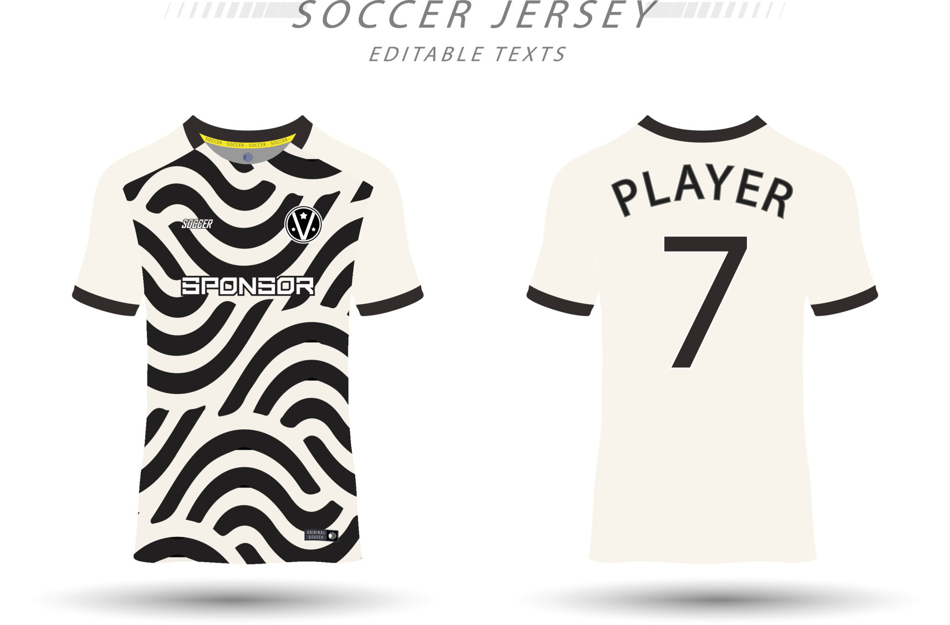 Best Vector Soccer Jersey Template Sport T Shirt Design 21949495 Vector