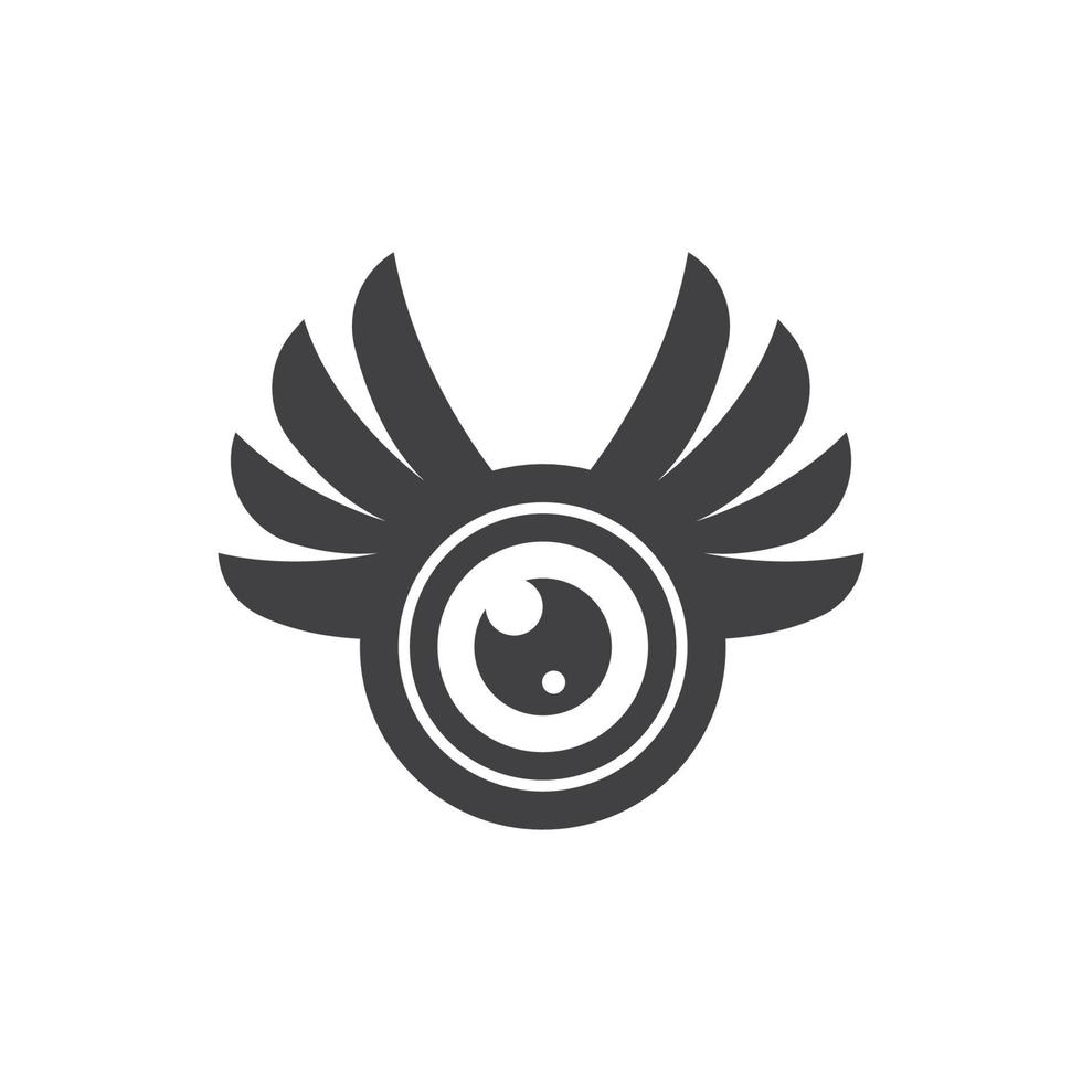 optical eye with wings icon Logo vector Template illustration 21955588 ... optical eye with wings icon Logo vector Template illustration 21955588 ...