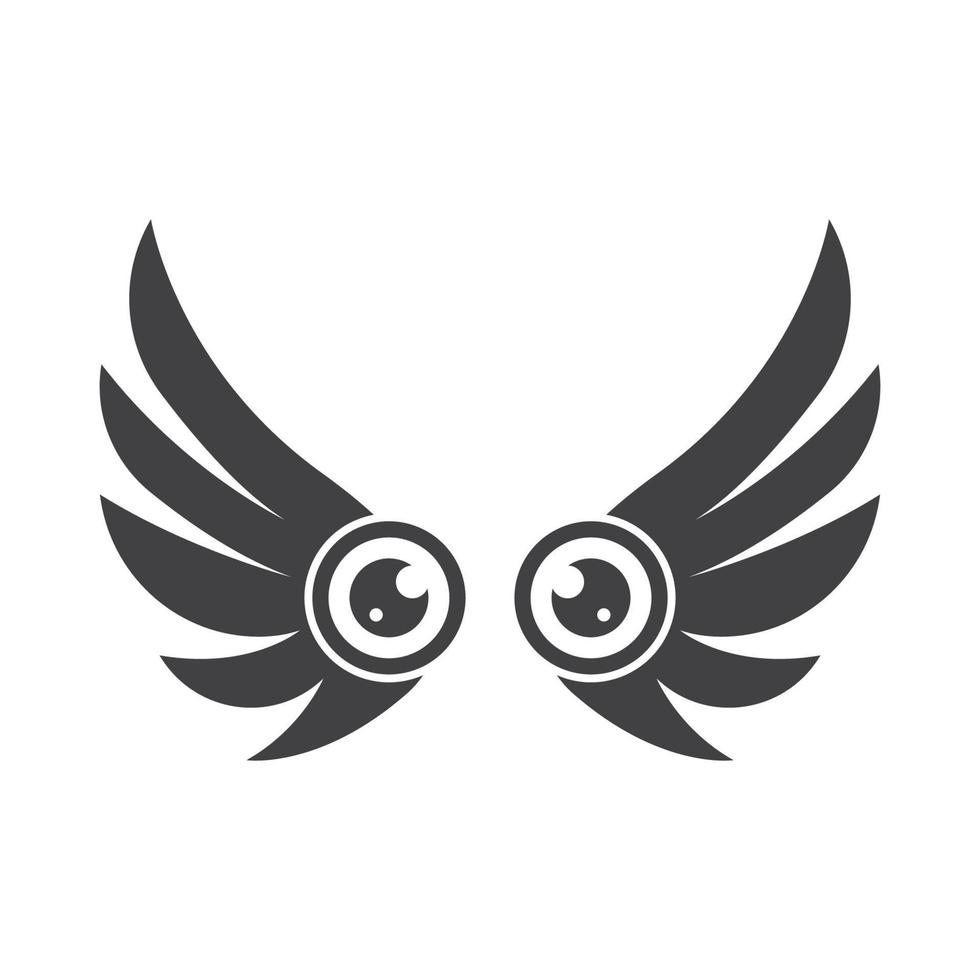 optical eye with wings icon Logo vector Template illustration 21955590 ... optical eye with wings icon Logo vector Template illustration 21955590 ...