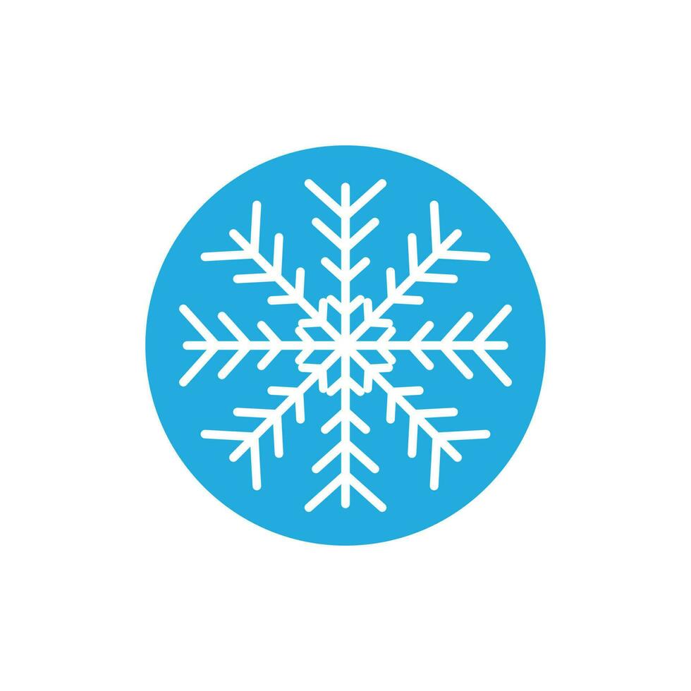 snowflake logo icon vector illustration design 21956215 Vector Art at Vecteezy