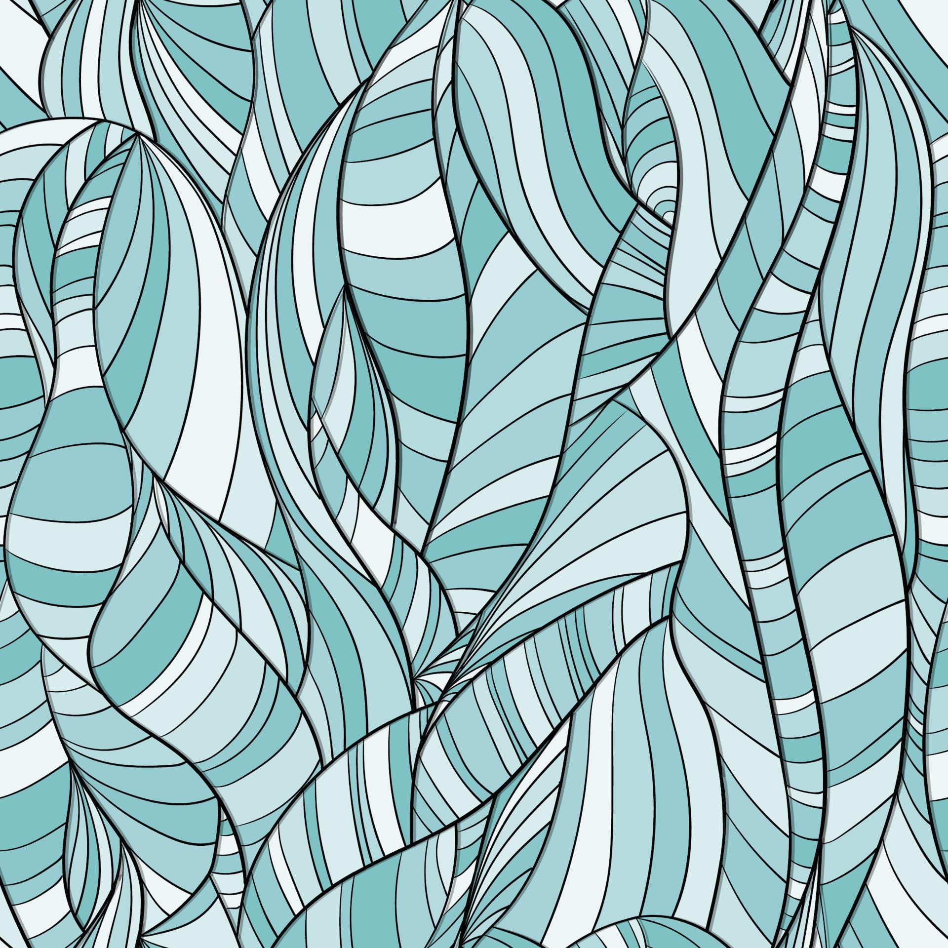 Abstract wavy lines pattern. Vector Illustration 21957205 Vector Art at ...