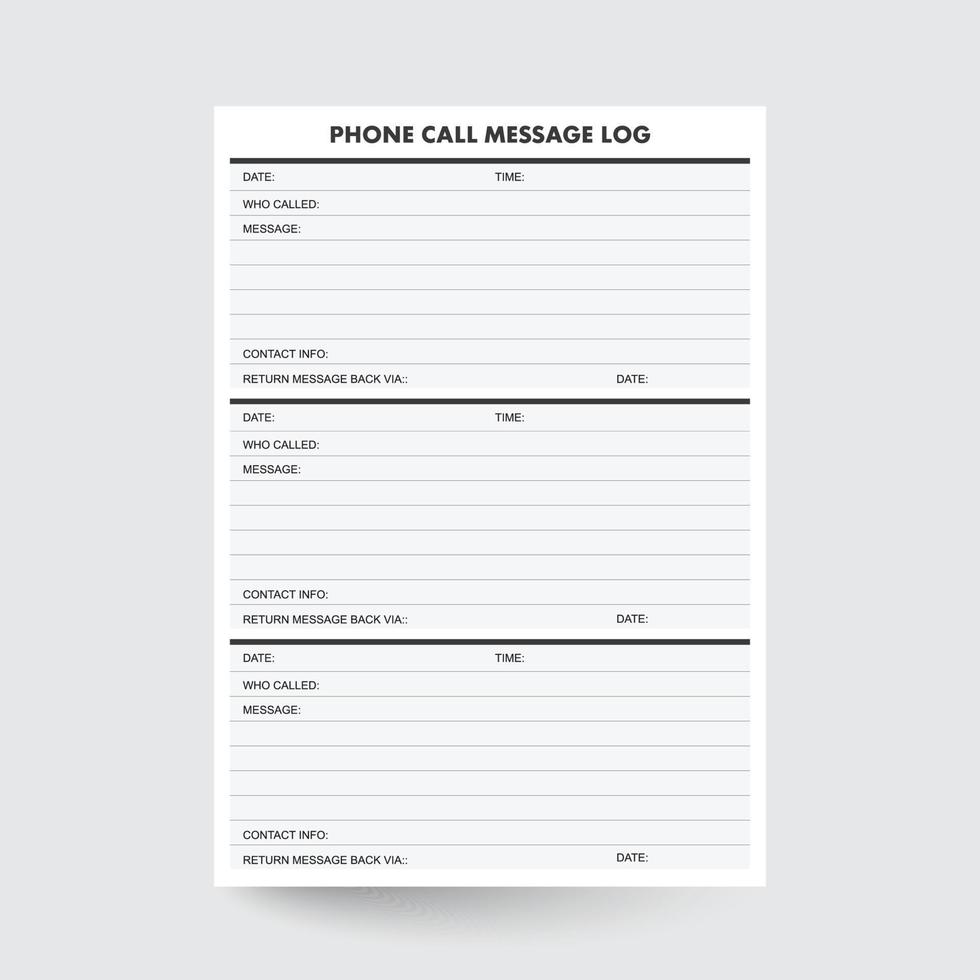 Phone Call Message Log,Voicemail Tracker,Phone Message Log,Printable ... Phone Call Message Log,Voicemail Tracker,Phone Message Log,Printable ...