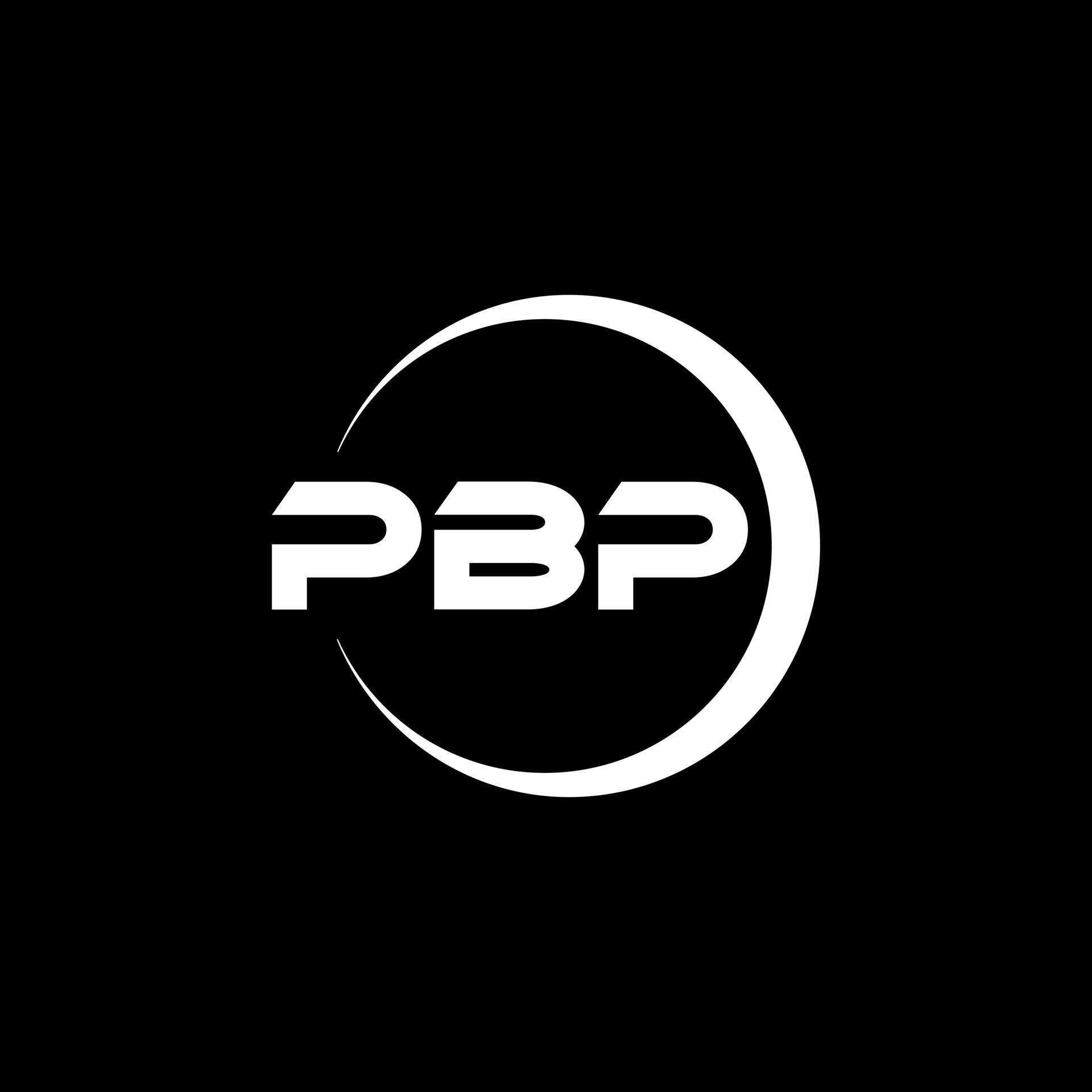 PBP letter logo design in illustration. Vector logo, calligraphy designs for logo, Poster ...