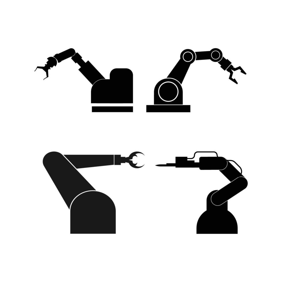 Industrial robot icon vector 21958708 Vector Art at Vecteezy