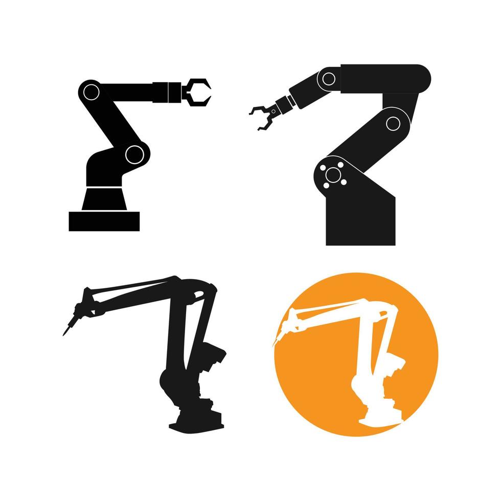 Industrial robot icon vector 21958709 Vector Art at Vecteezy