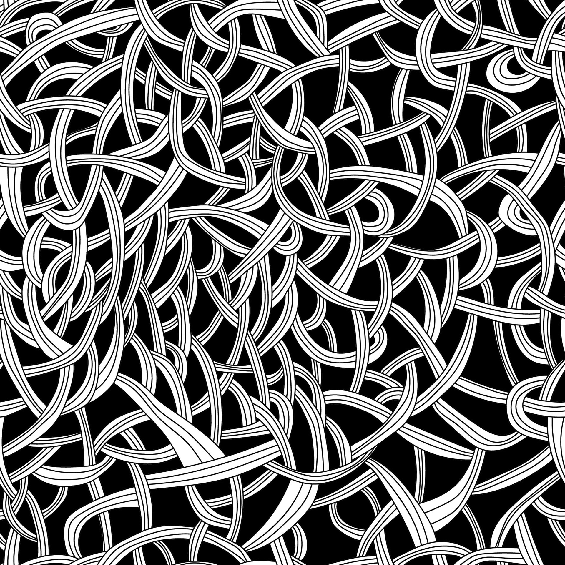 Abstract wavy lines pattern. Vector Illustration 21961142 Vector Art at ...