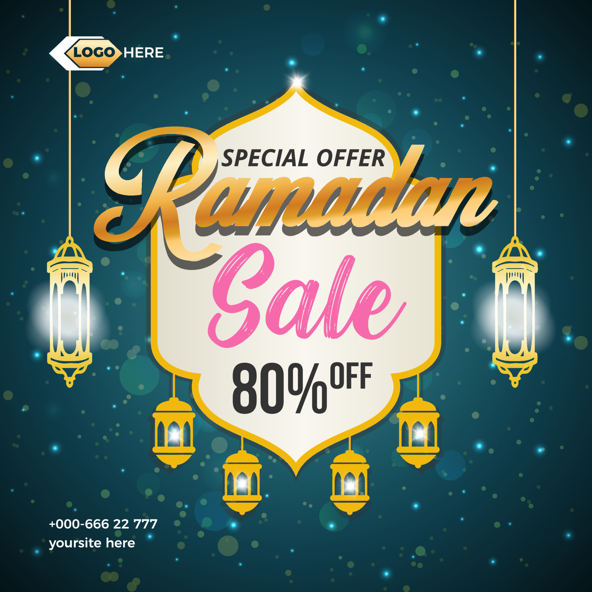 Ramadan sale banner 21962219 Vector Art at Vecteezy
