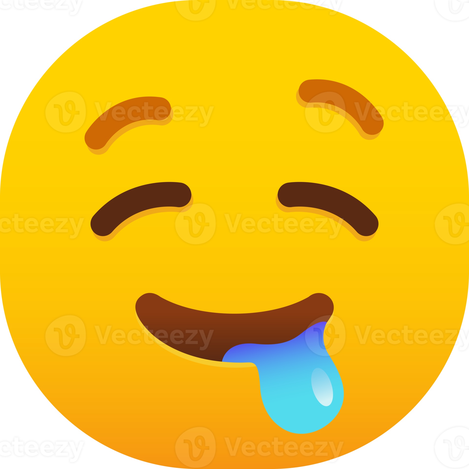 Drooling Face Emoji 21968086 Png