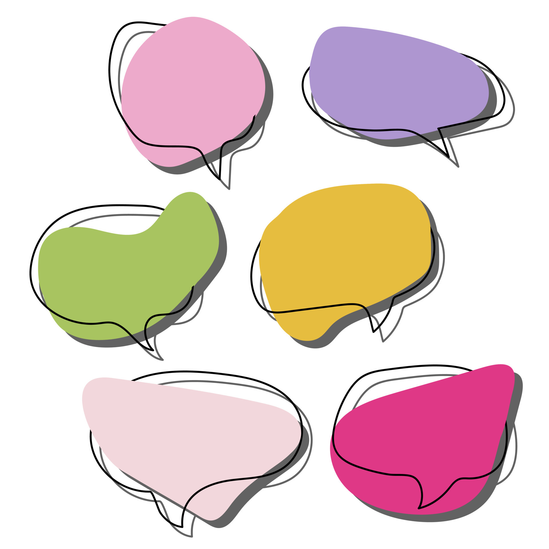 Banner of callout headers. A callout template, text frames of a numeric ...