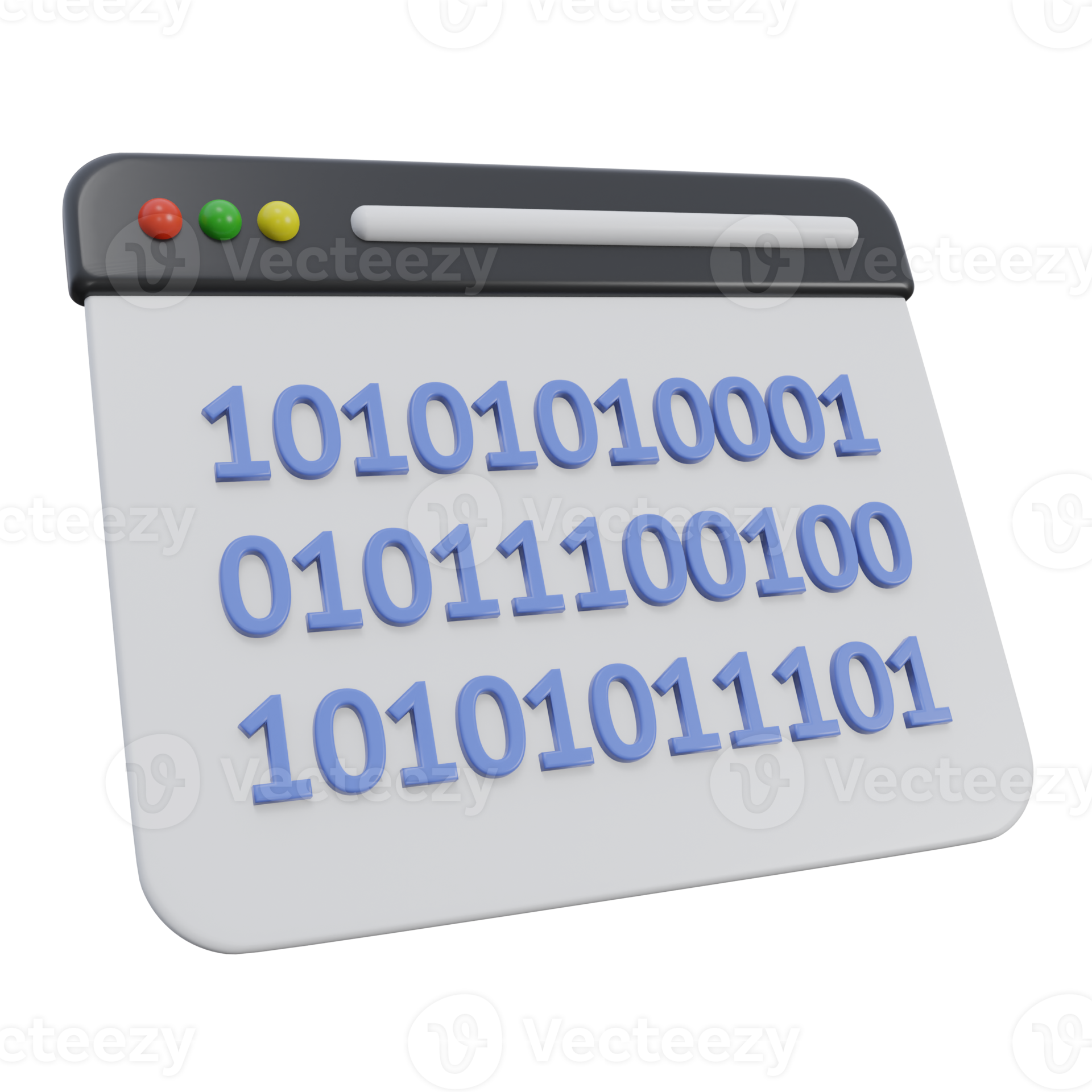 data encryption 3d render icon illustration with transparent background ...