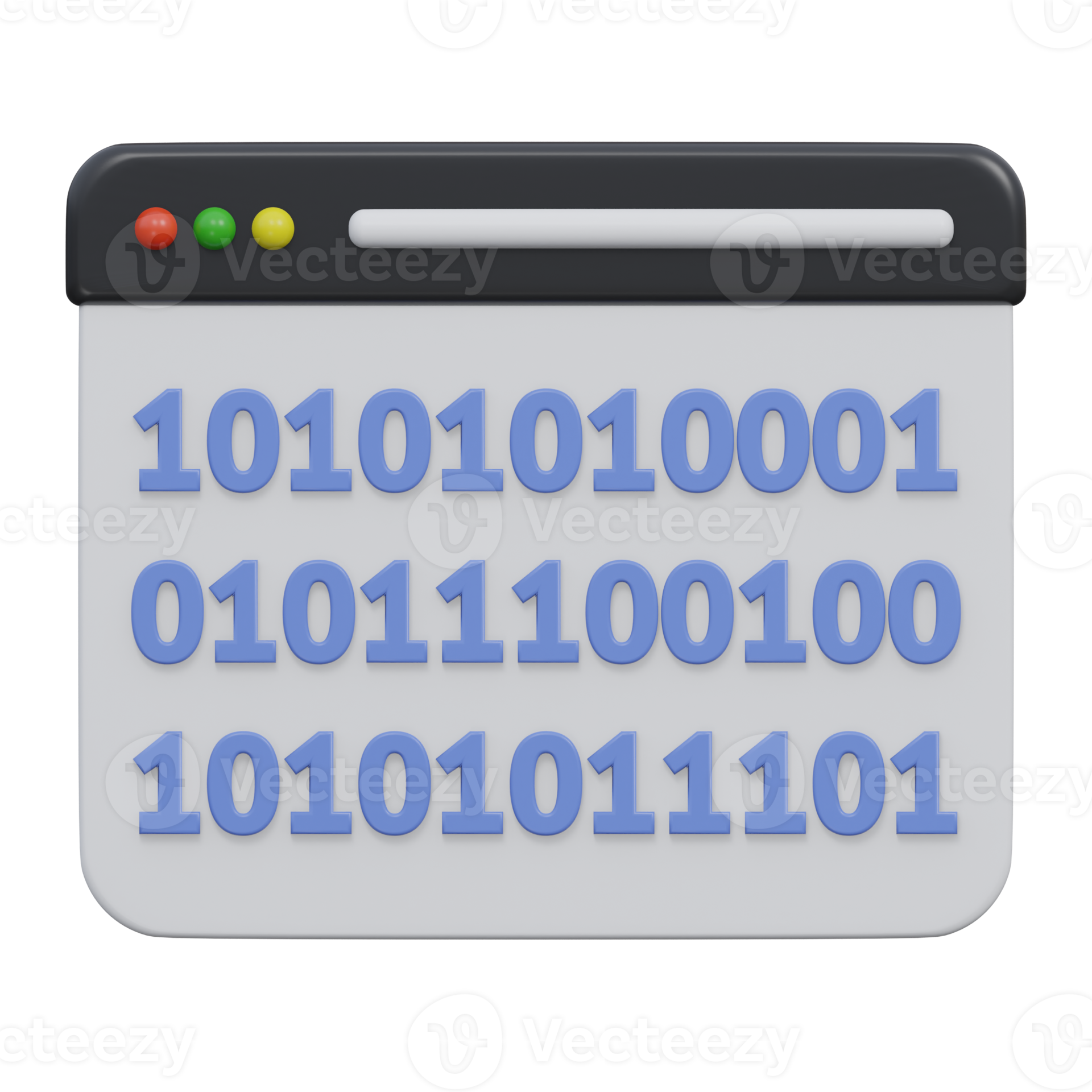 data encryption 3d render icon illustration with transparent background ...