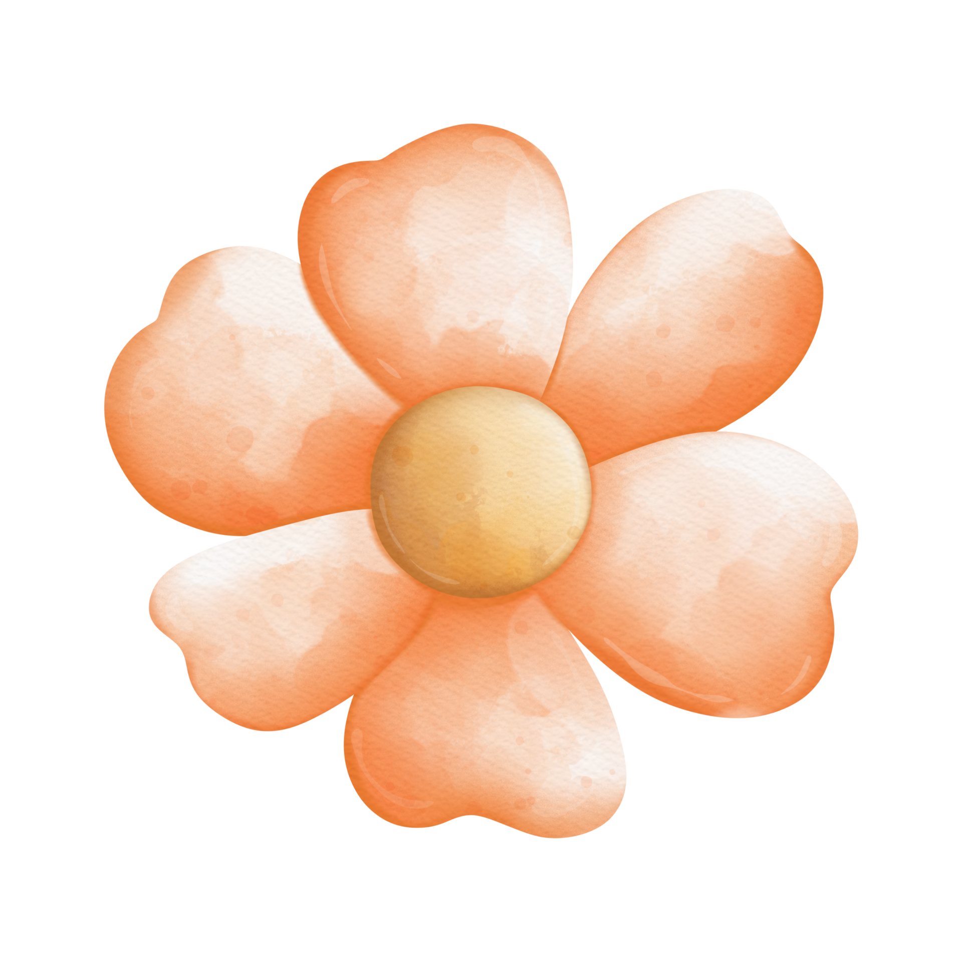 Watercolor Flower Hand Drawn Illustration Spring Season 21976932 Png