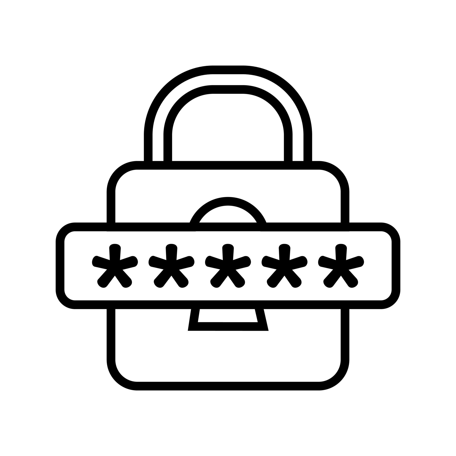 Security Vector Icon Password Illustration Symbol Access Sign Or Logo